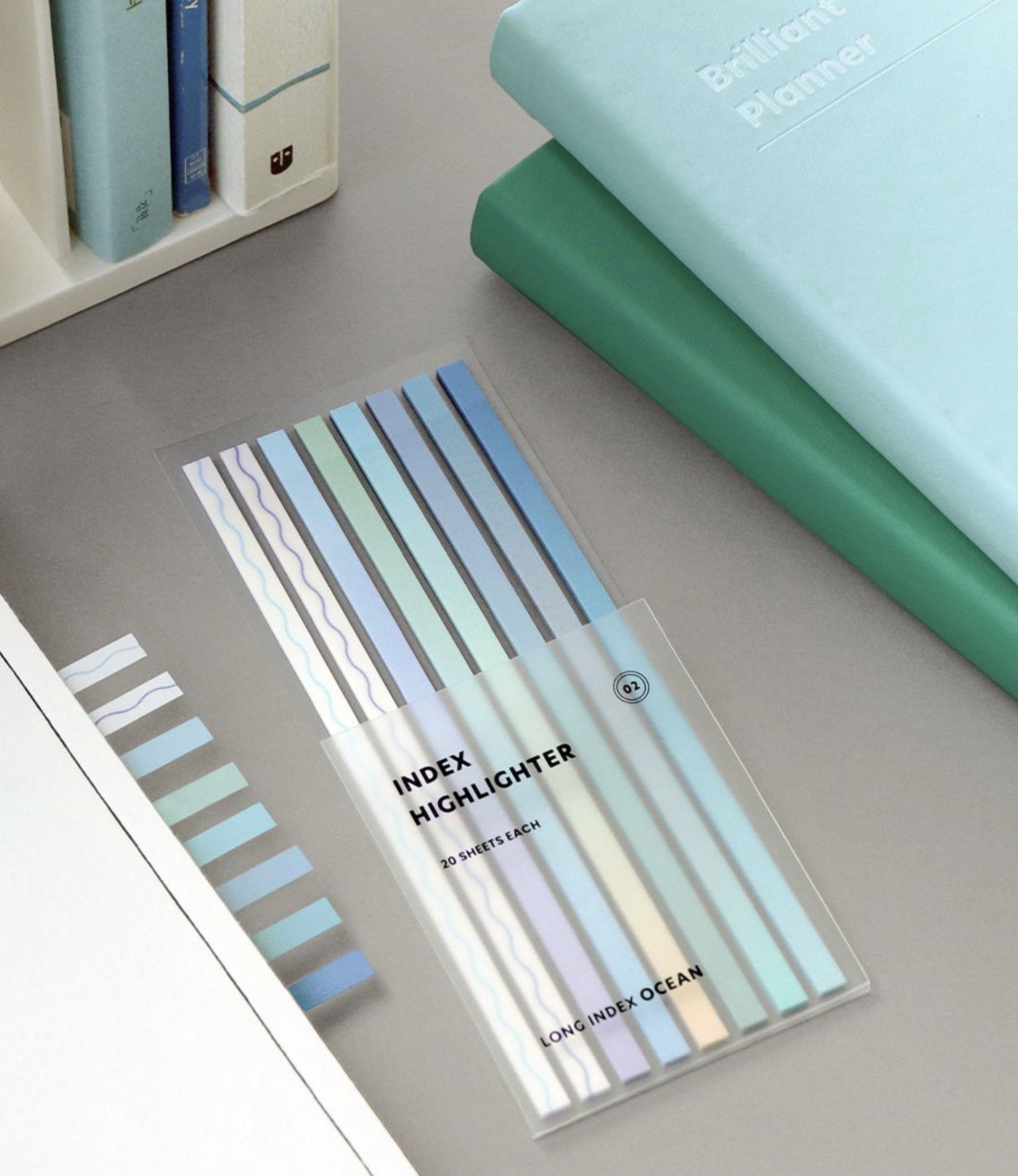 MochiThings: Long Index Highlighter Sticky Note
