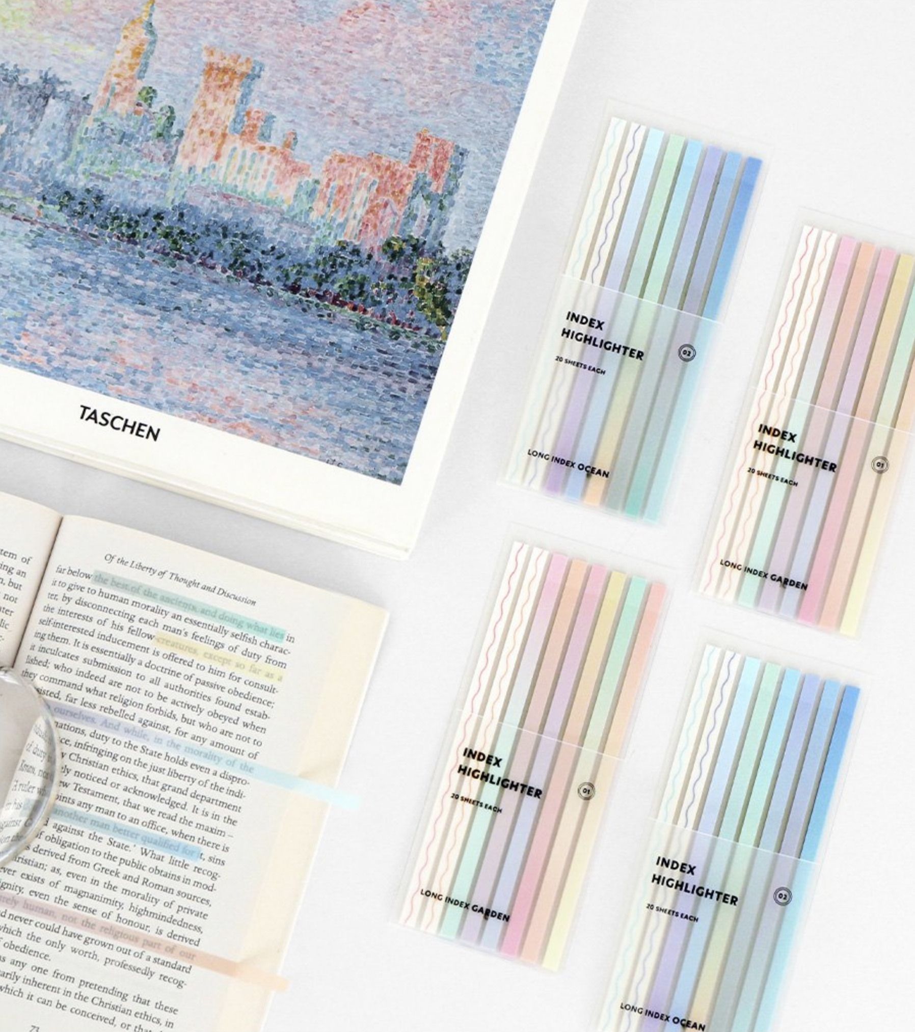 MochiThings: Long Index Highlighter Sticky Note
