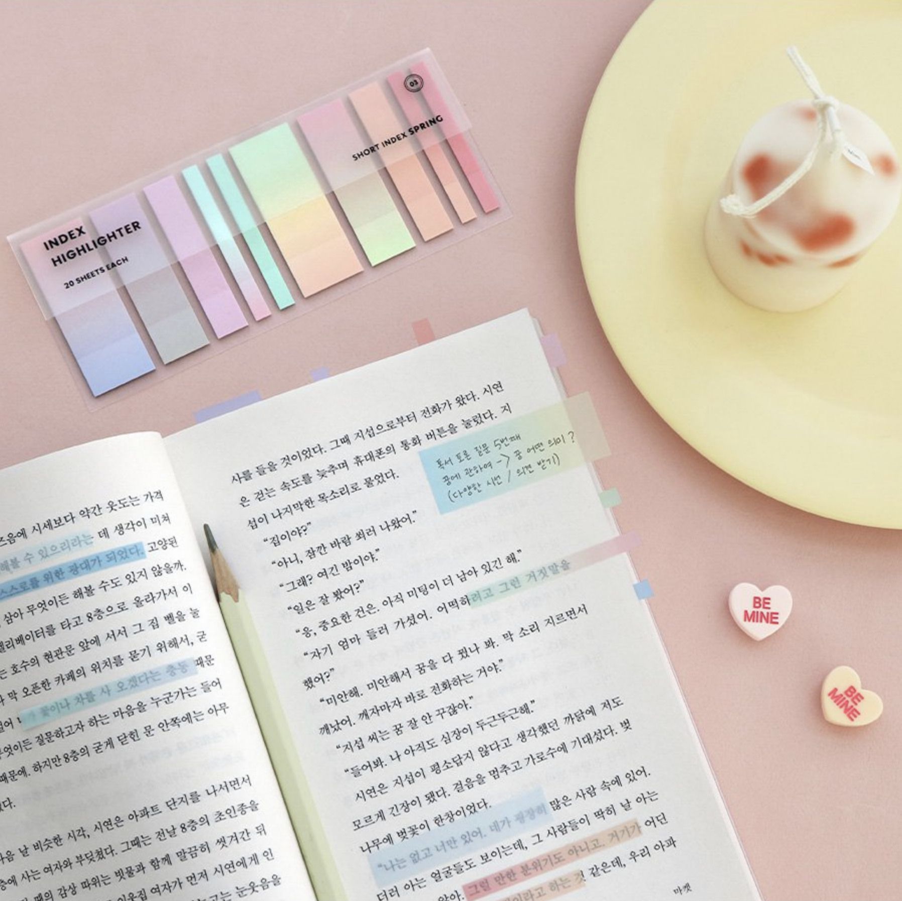 MochiThings: Short Index Highlighter Sticky Note