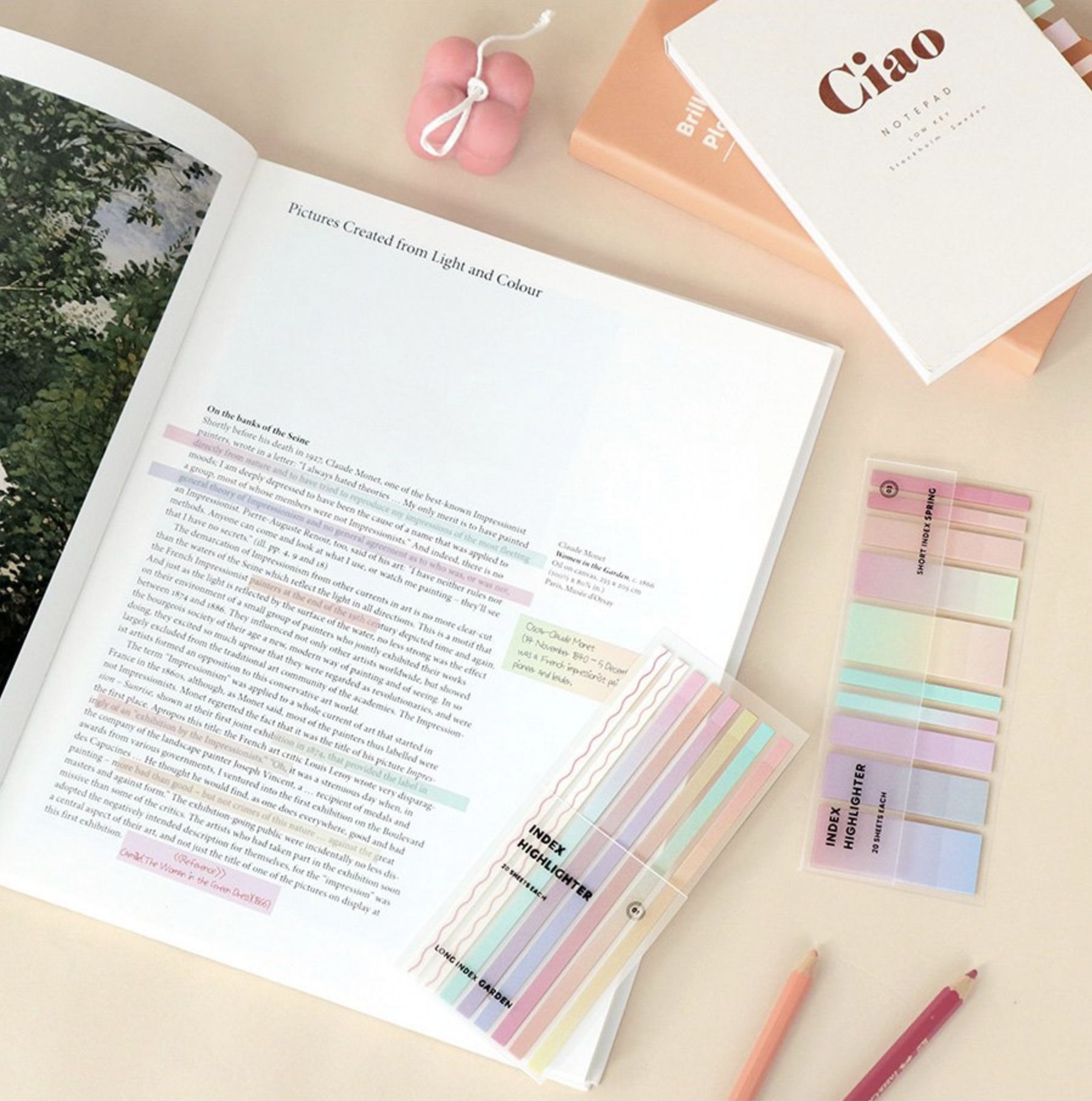 MochiThings: Short Index Highlighter Sticky Note
