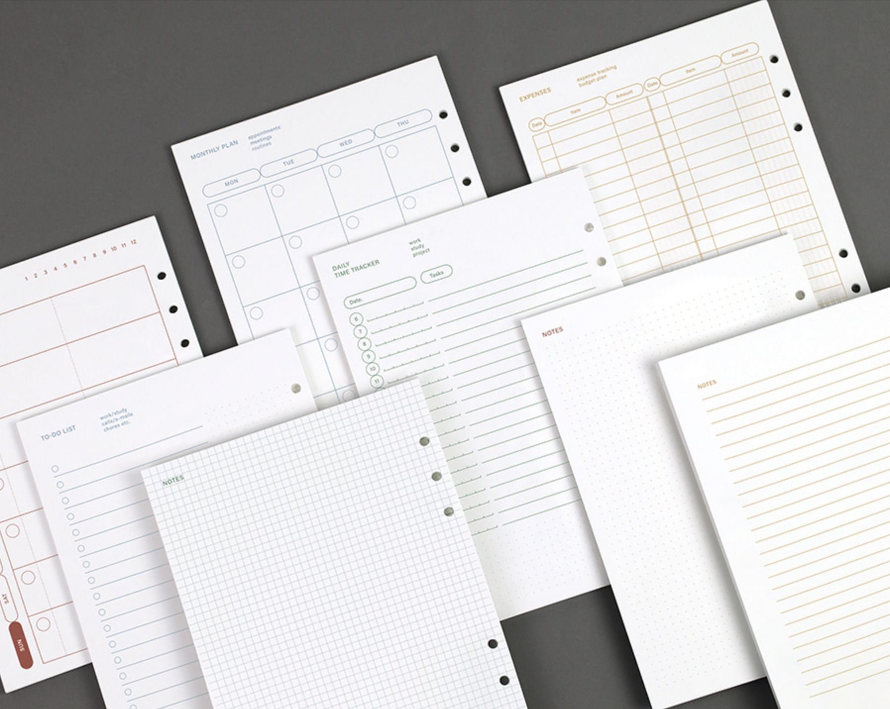 MochiThings: My Edition 6 Ring A5 Note Refill