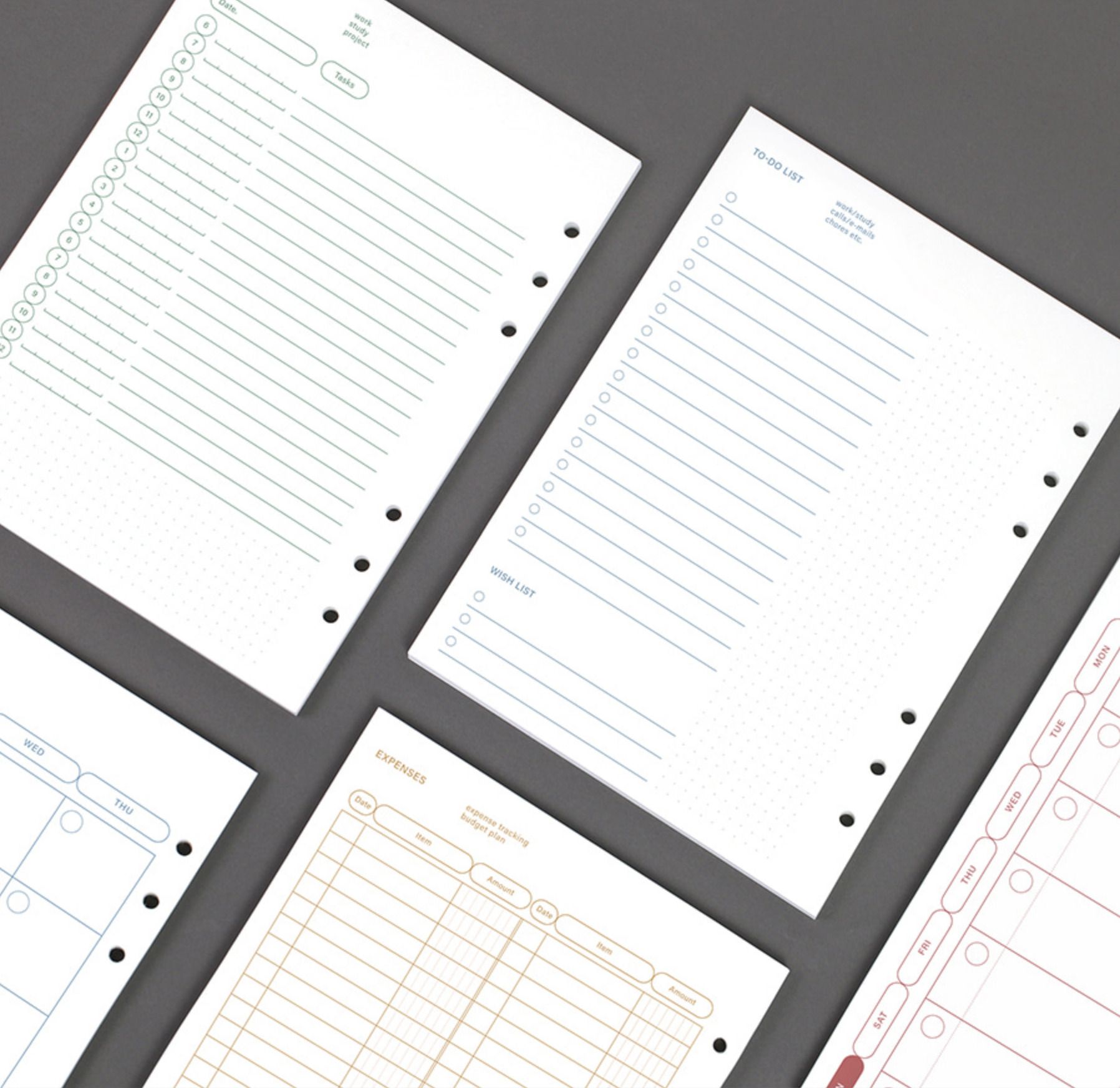 MochiThings: My Edition 6 Ring A5 Note Refill