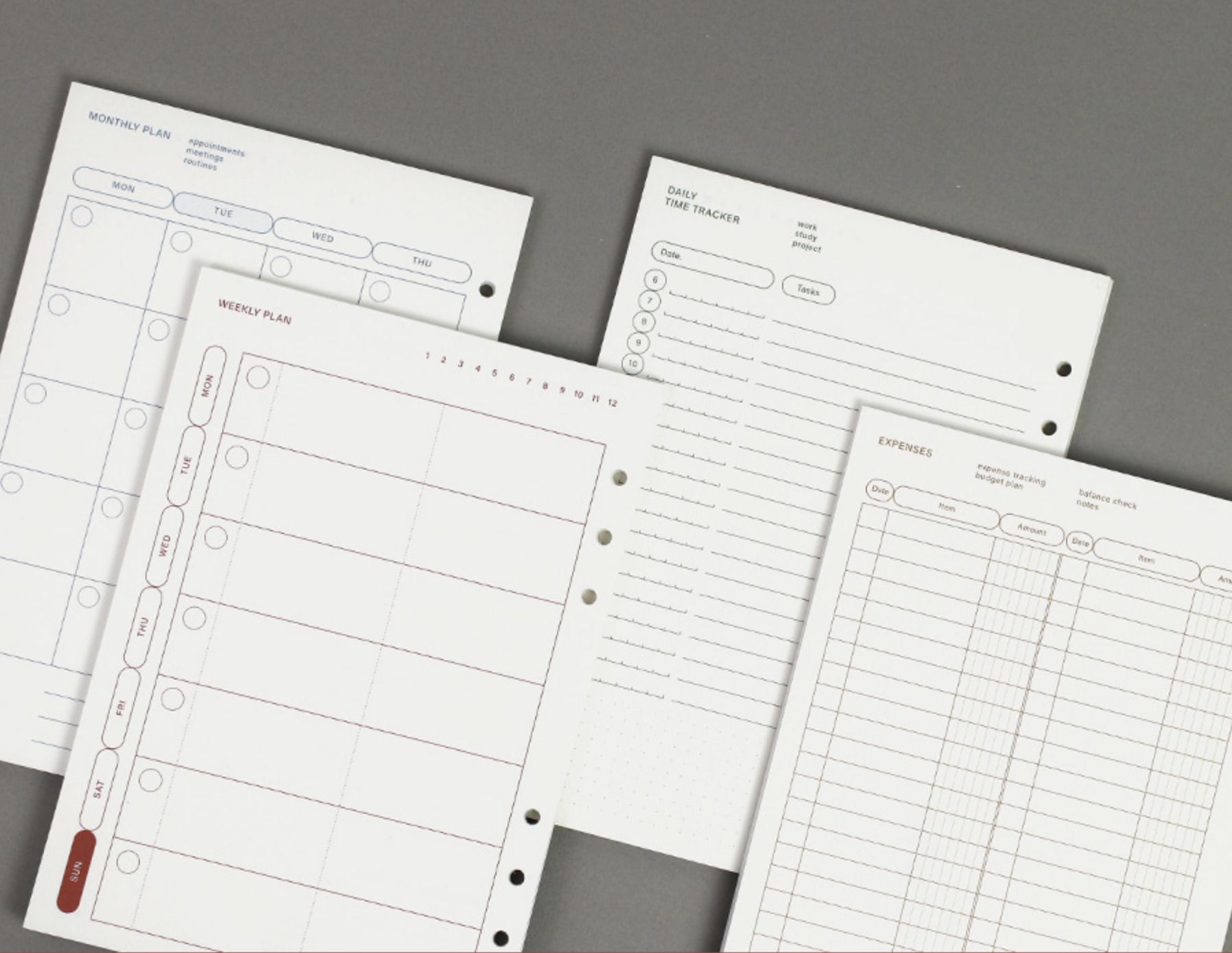 MochiThings: My Edition 6 Ring A5 Note Refill