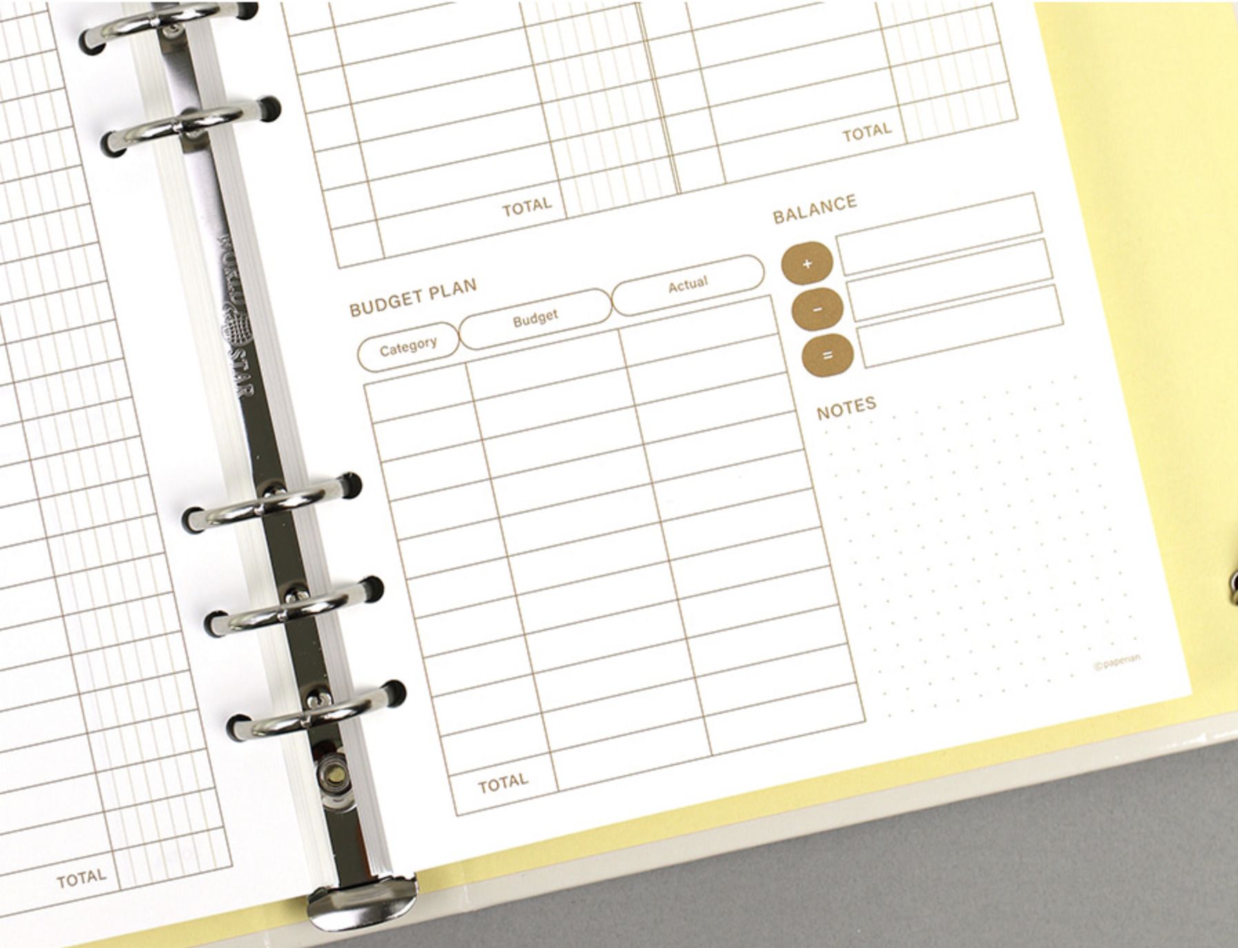 MochiThings: My Edition 6 Ring A5 Note Refill