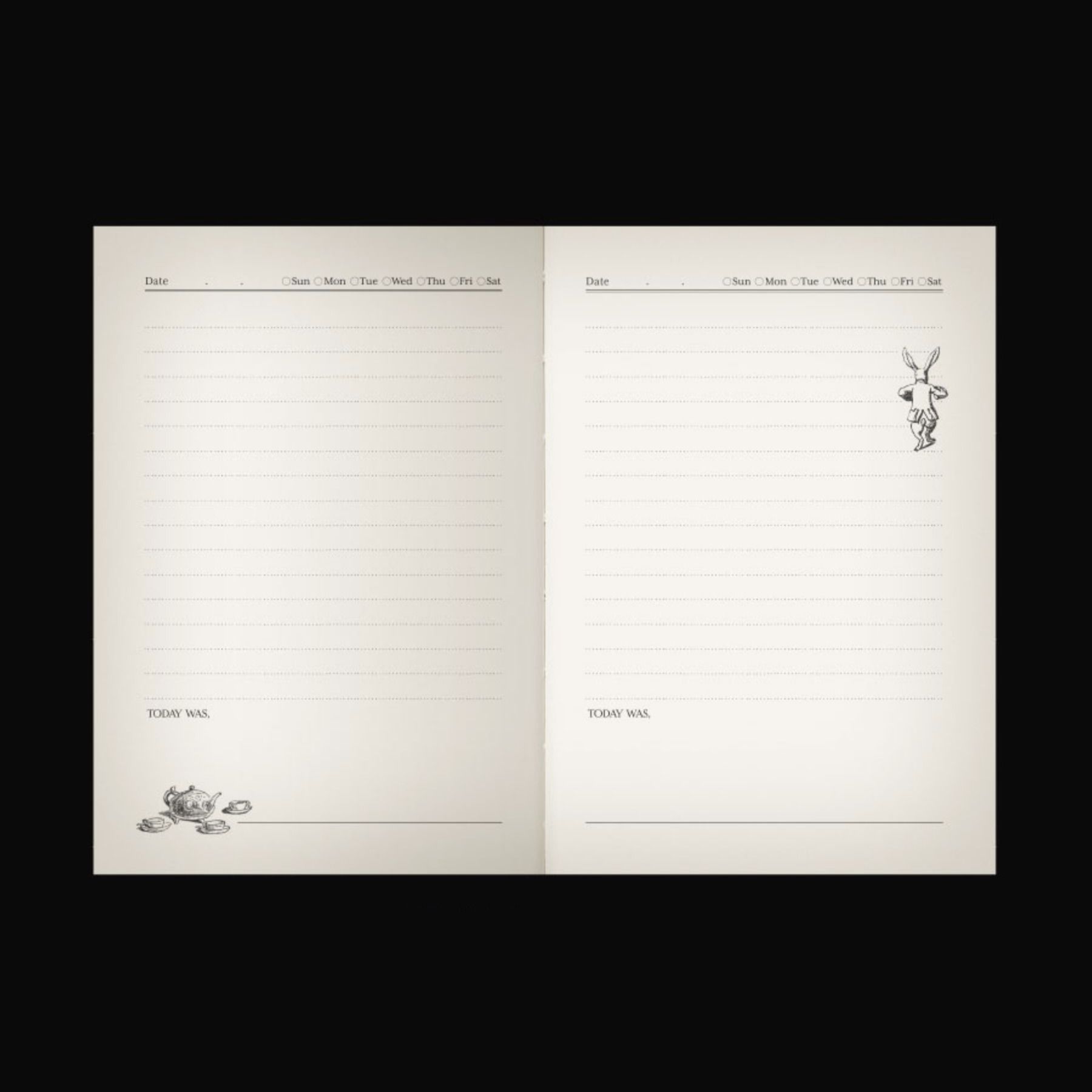 MochiThings: Alice in Wonderland Daily Scheduler