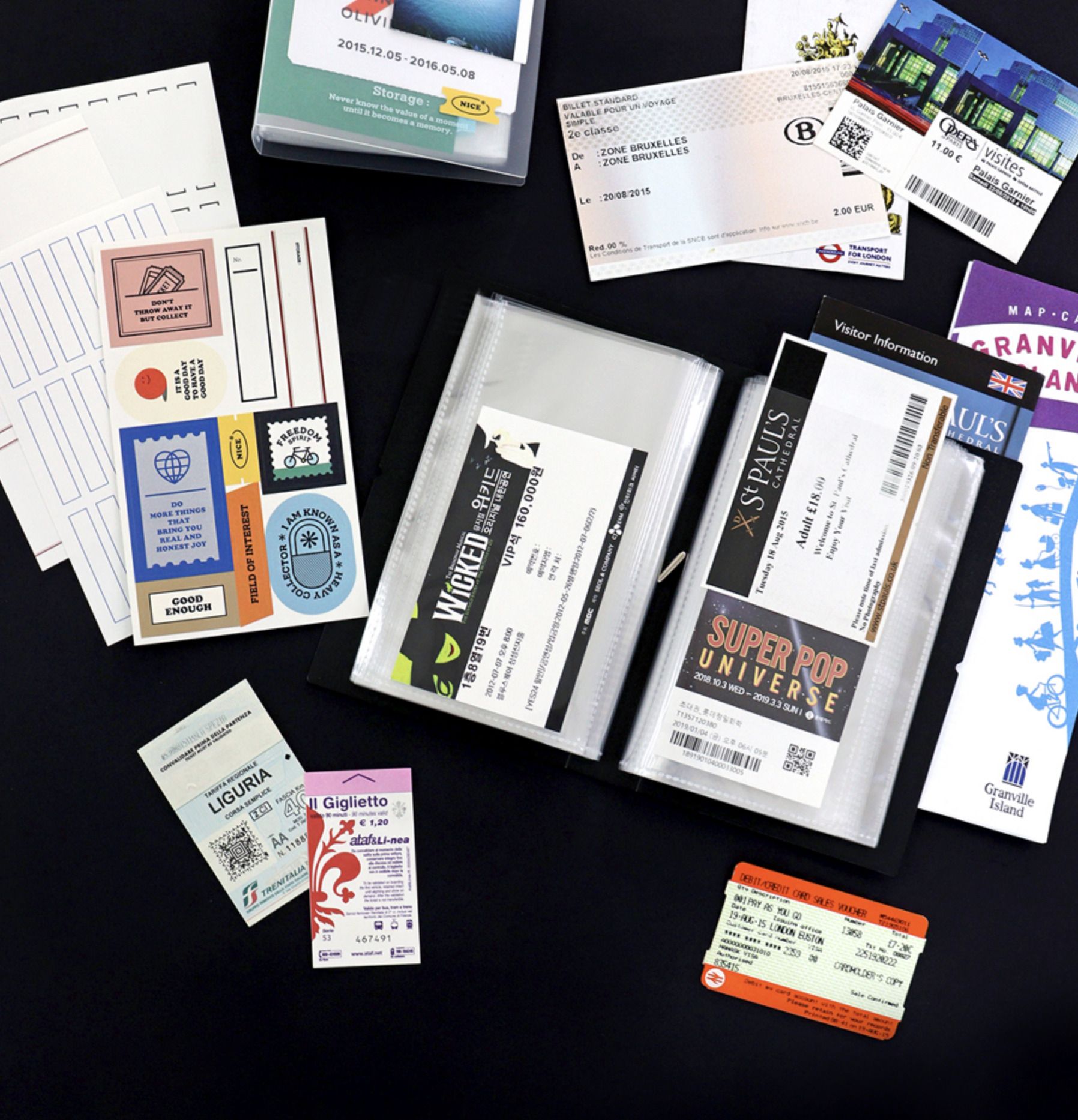 MochiThings: Storage Ticket Binder Album