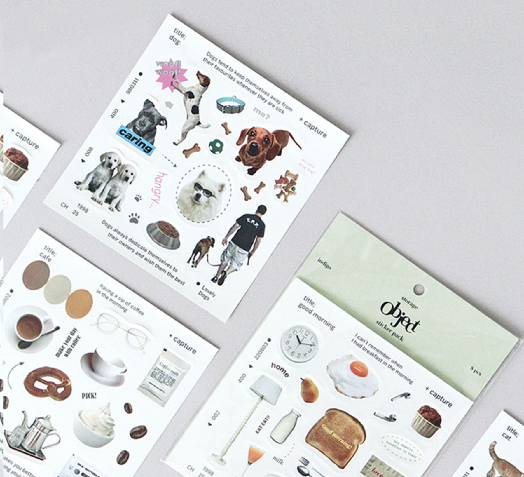 MochiThings: 8pcs Object Sticker Set