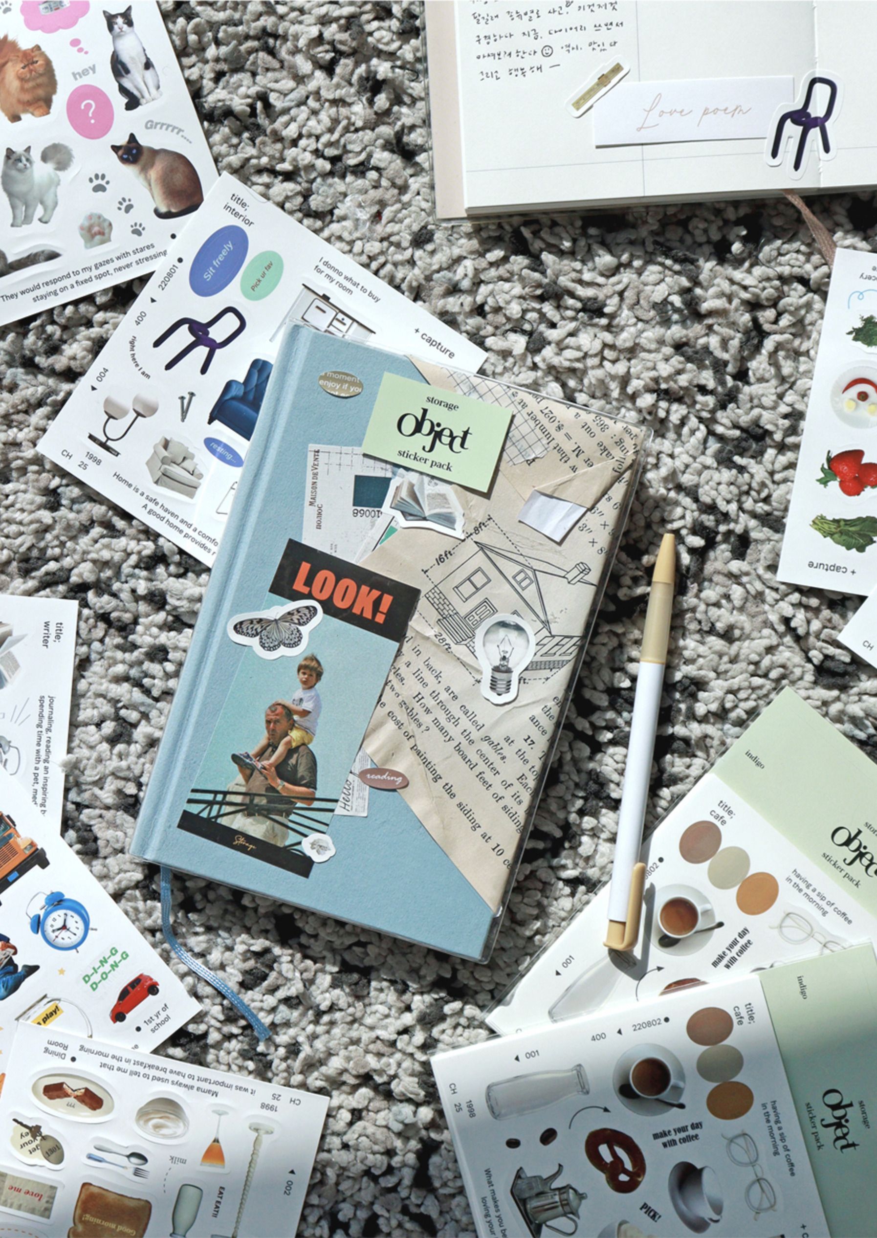 MochiThings: 8pcs Object Sticker Set