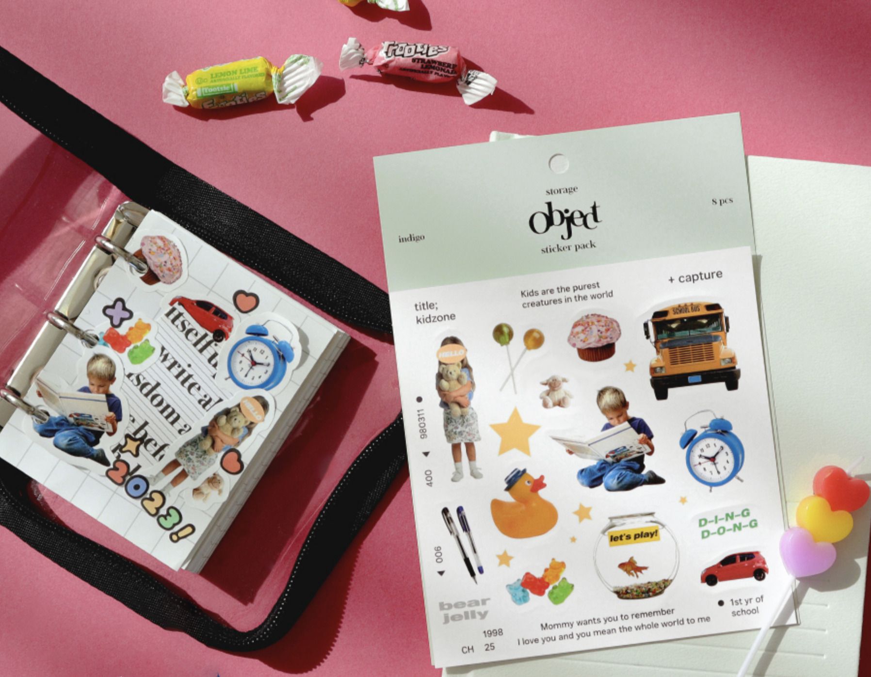 MochiThings: 8pcs Object Sticker Set