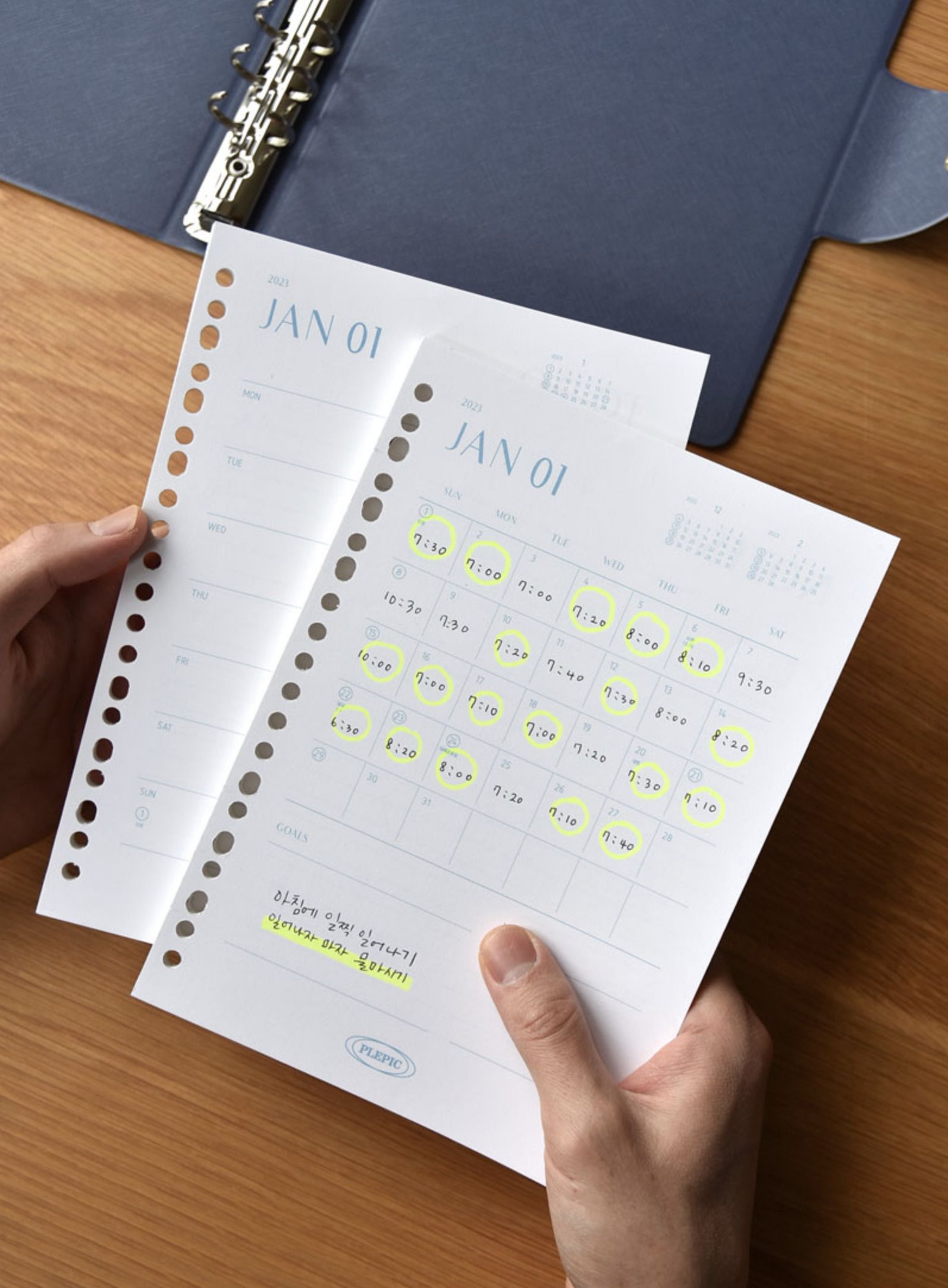 MochiThings: 2023 6 Ring & 20 Ring A5 Planner Refill