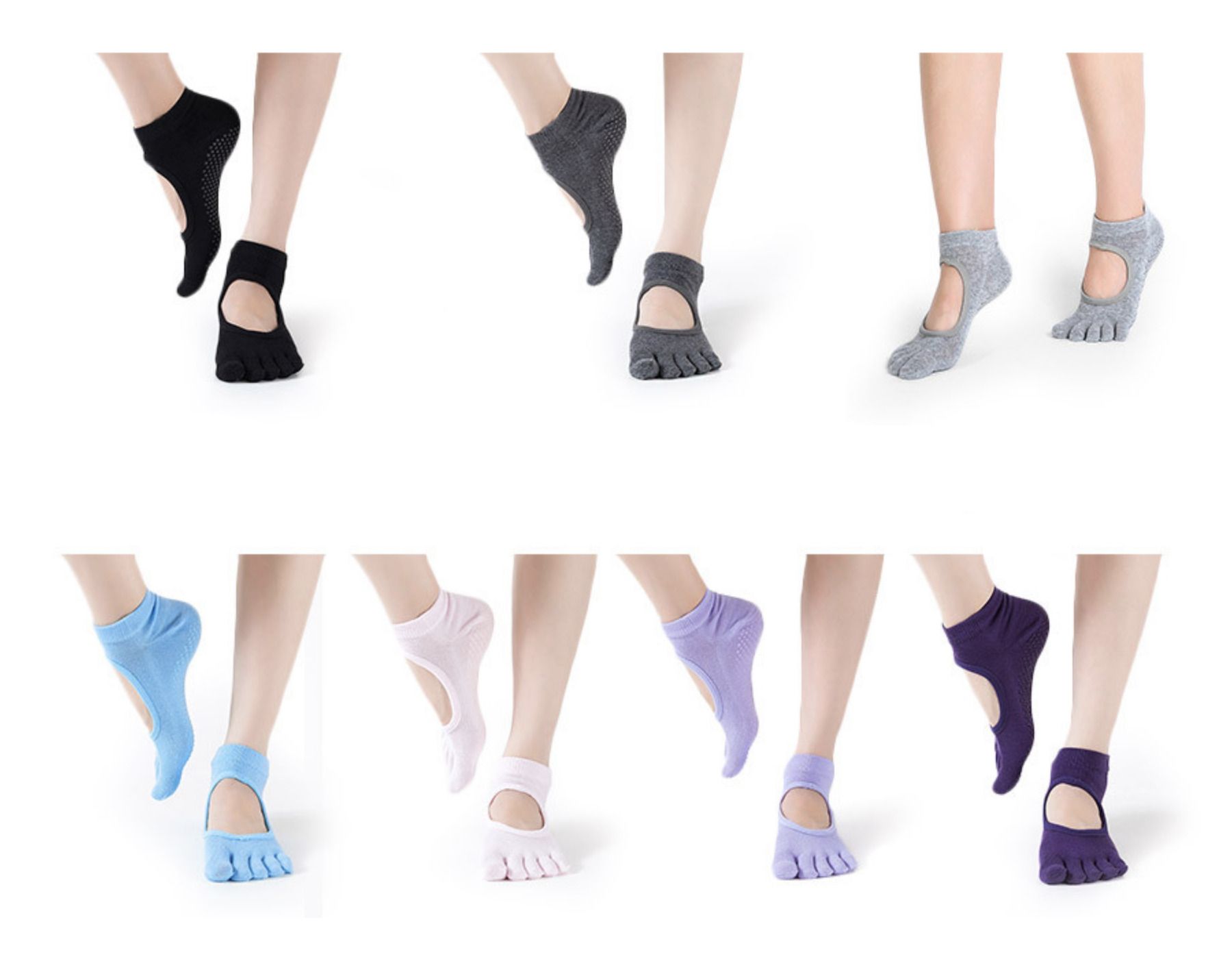 MochiThings: Colorful Non-slip Yoga Socks