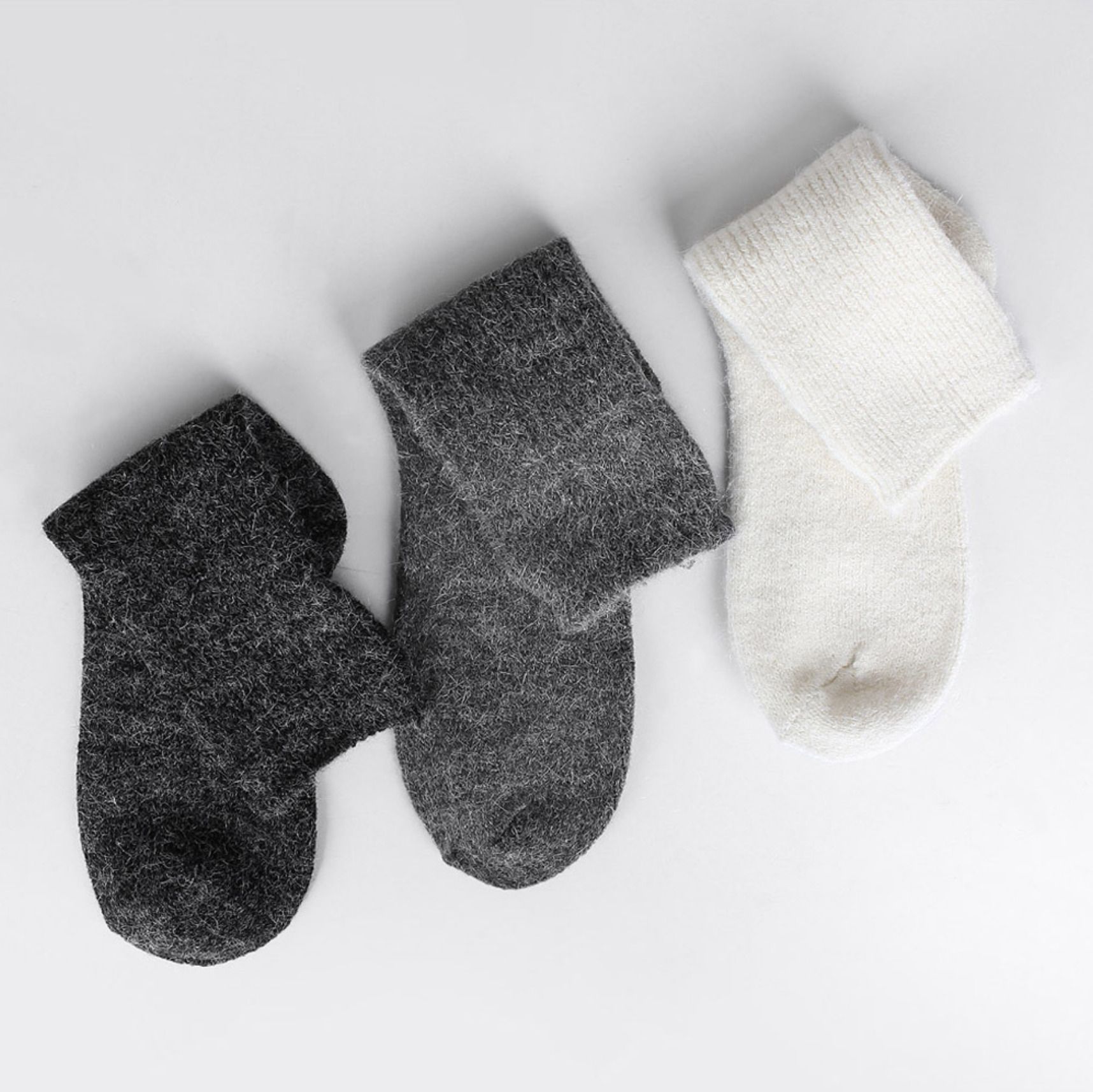 MochiThings: Angora Wool Crew Socks