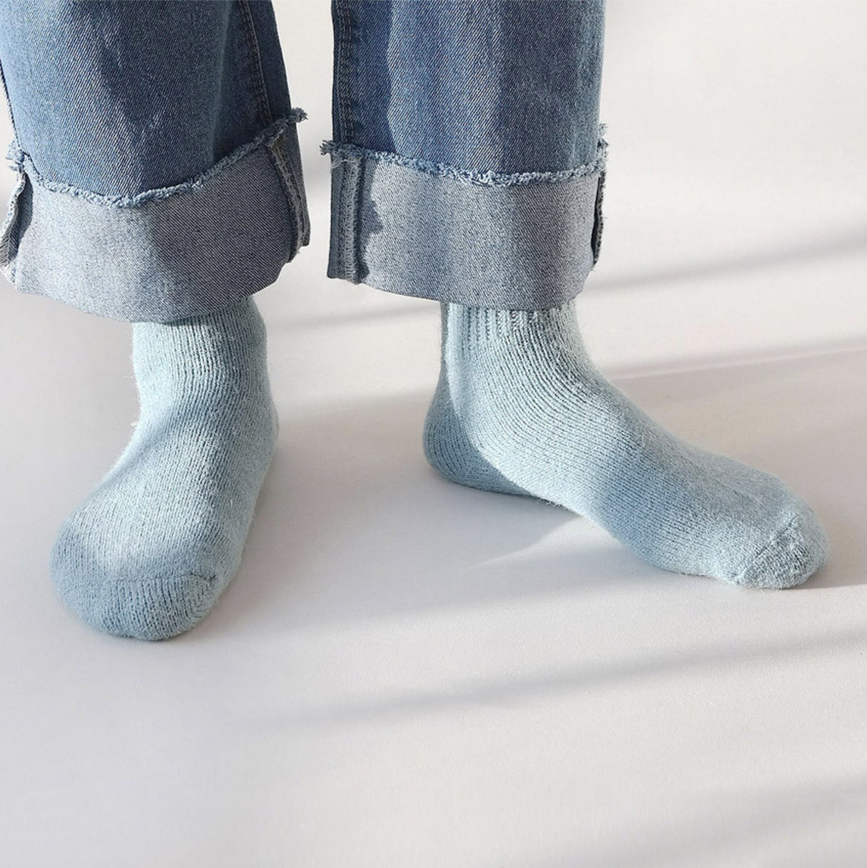 MochiThings: Angora Wool Crew Socks