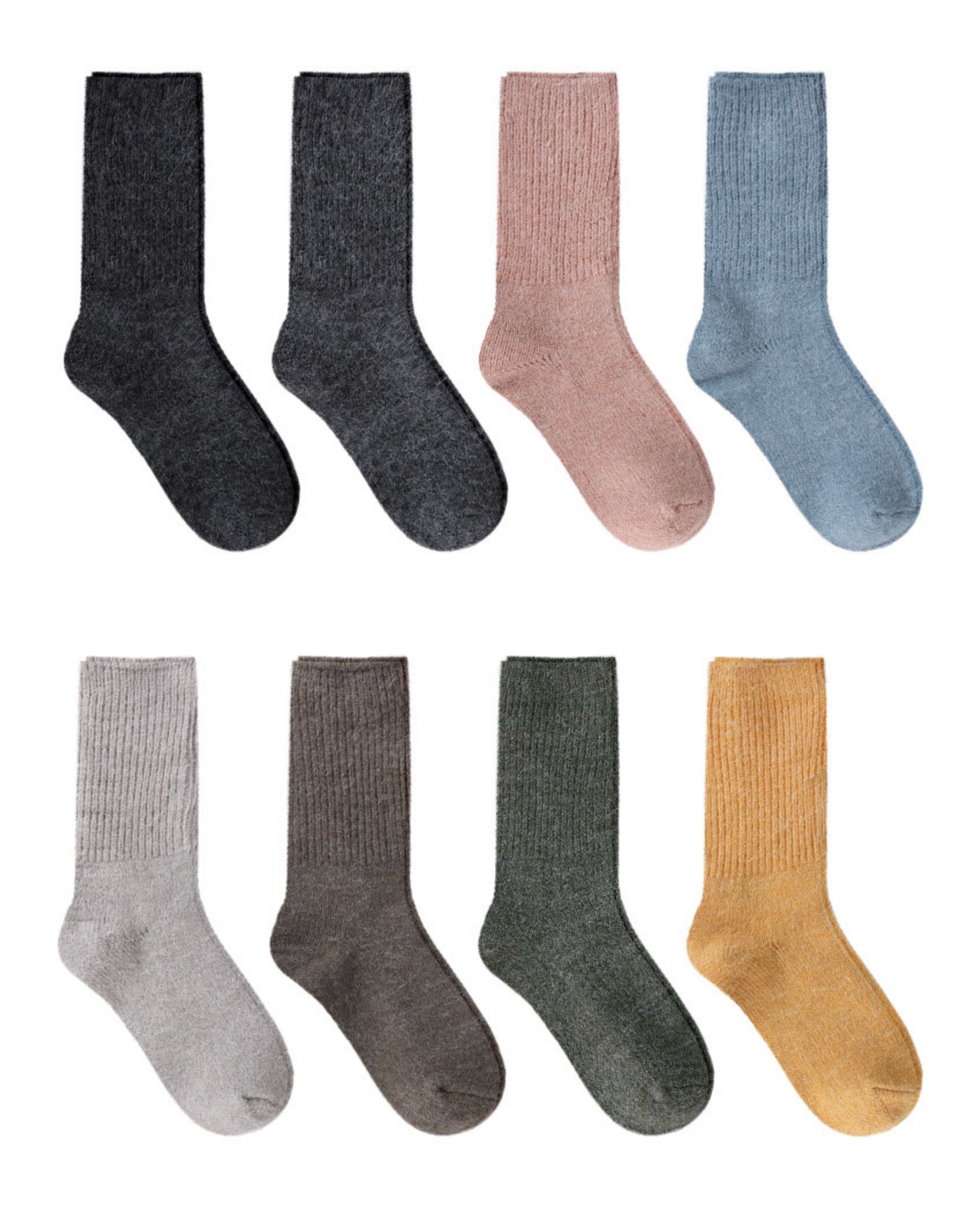 MochiThings: Angora Wool Crew Socks
