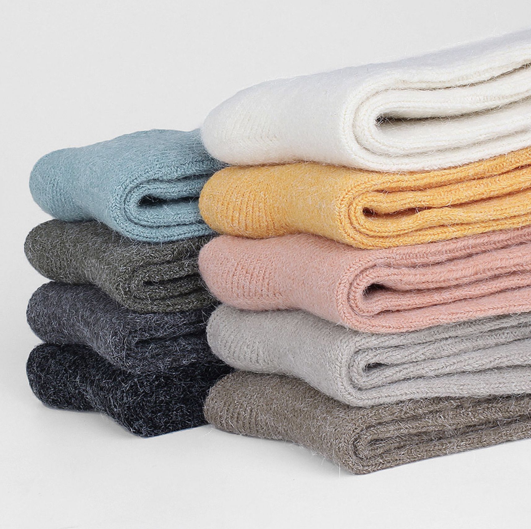 MochiThings: Angora Wool Crew Socks