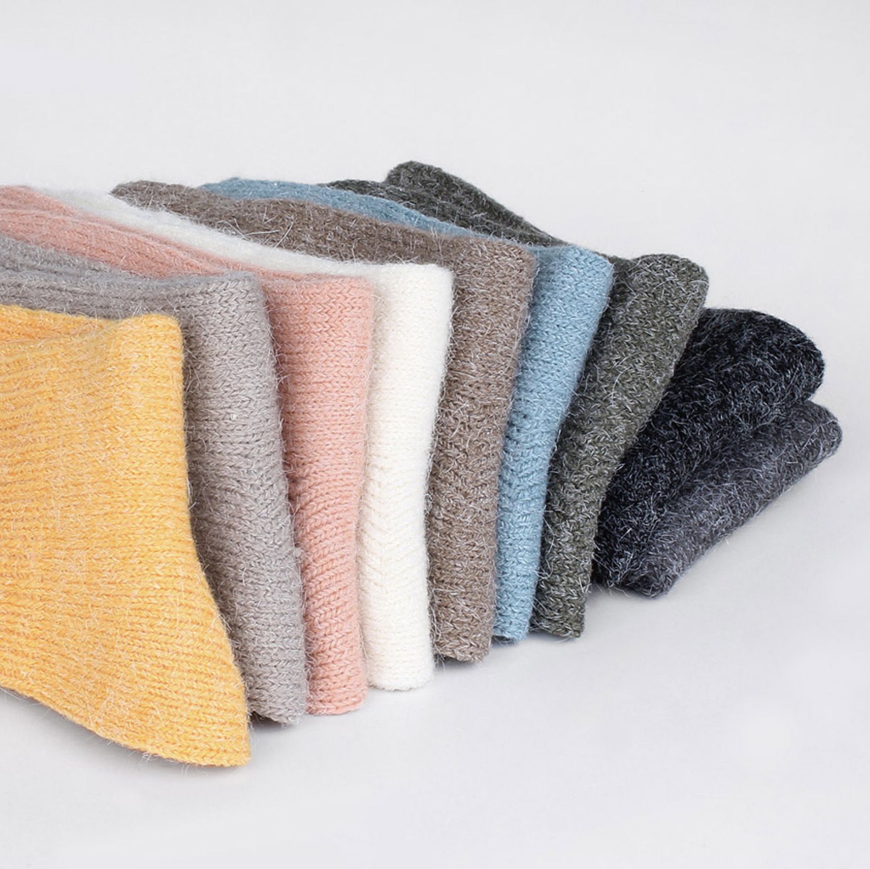 MochiThings: Angora Wool Crew Socks