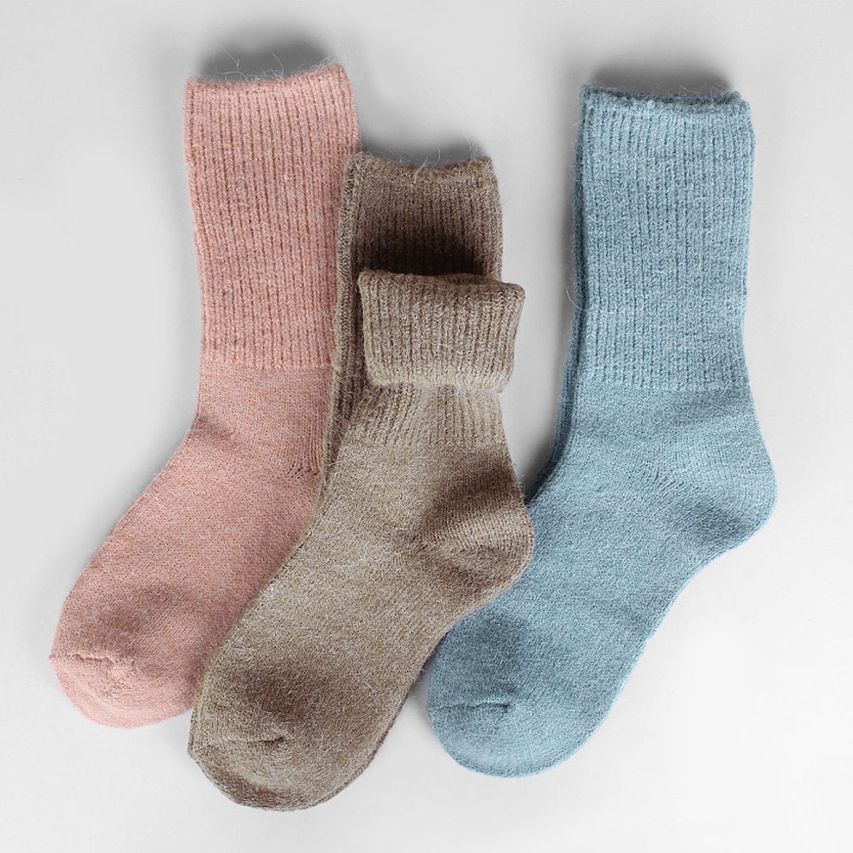 MochiThings: Angora Wool Crew Socks