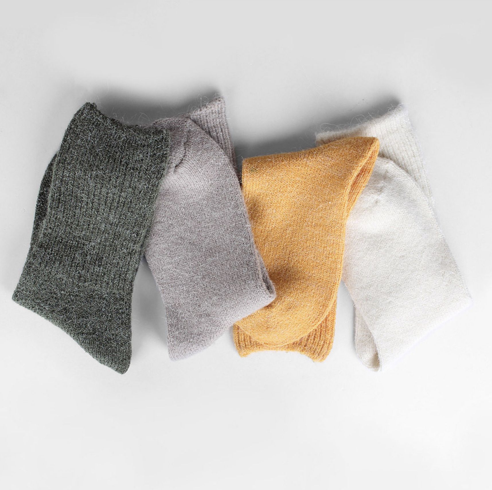 MochiThings: Angora Wool Crew Socks