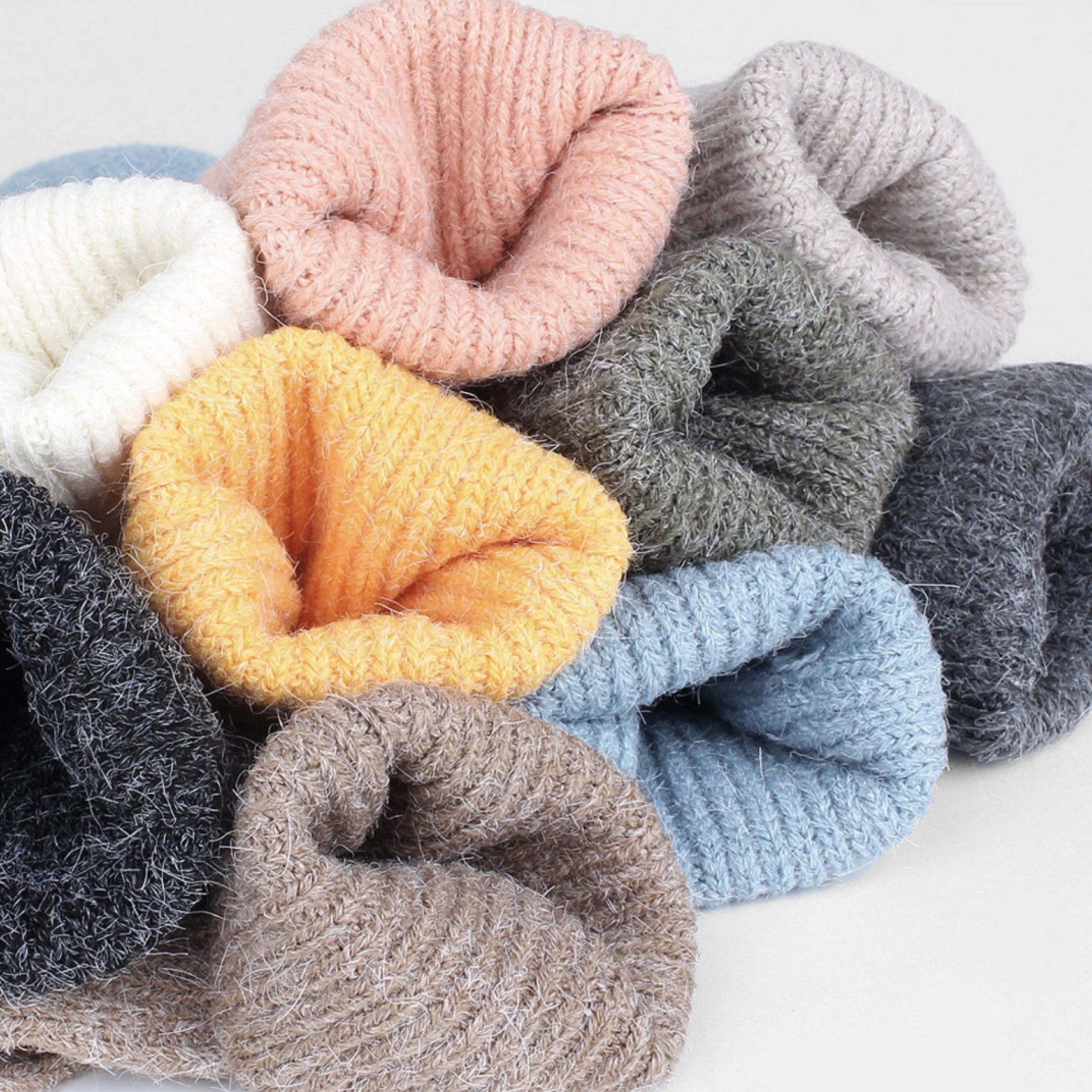 MochiThings: Angora Wool Crew Socks
