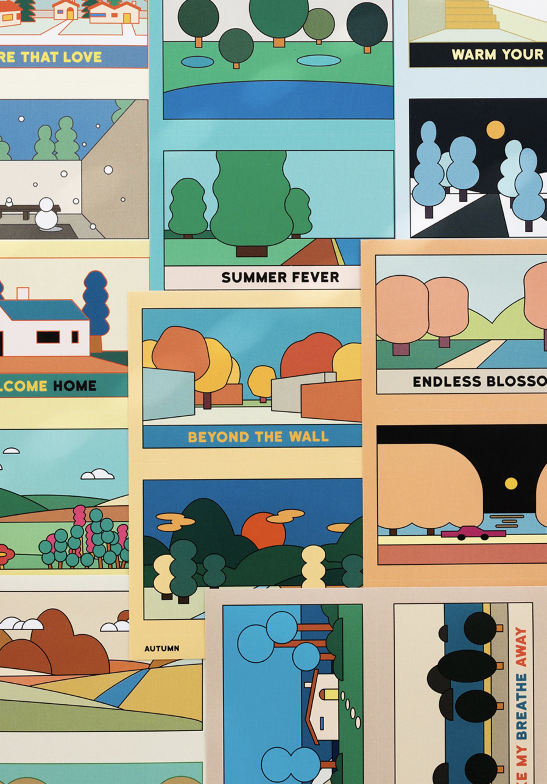 MochiThings: 8pcs Life & Pieces Season Removable Sticker Set