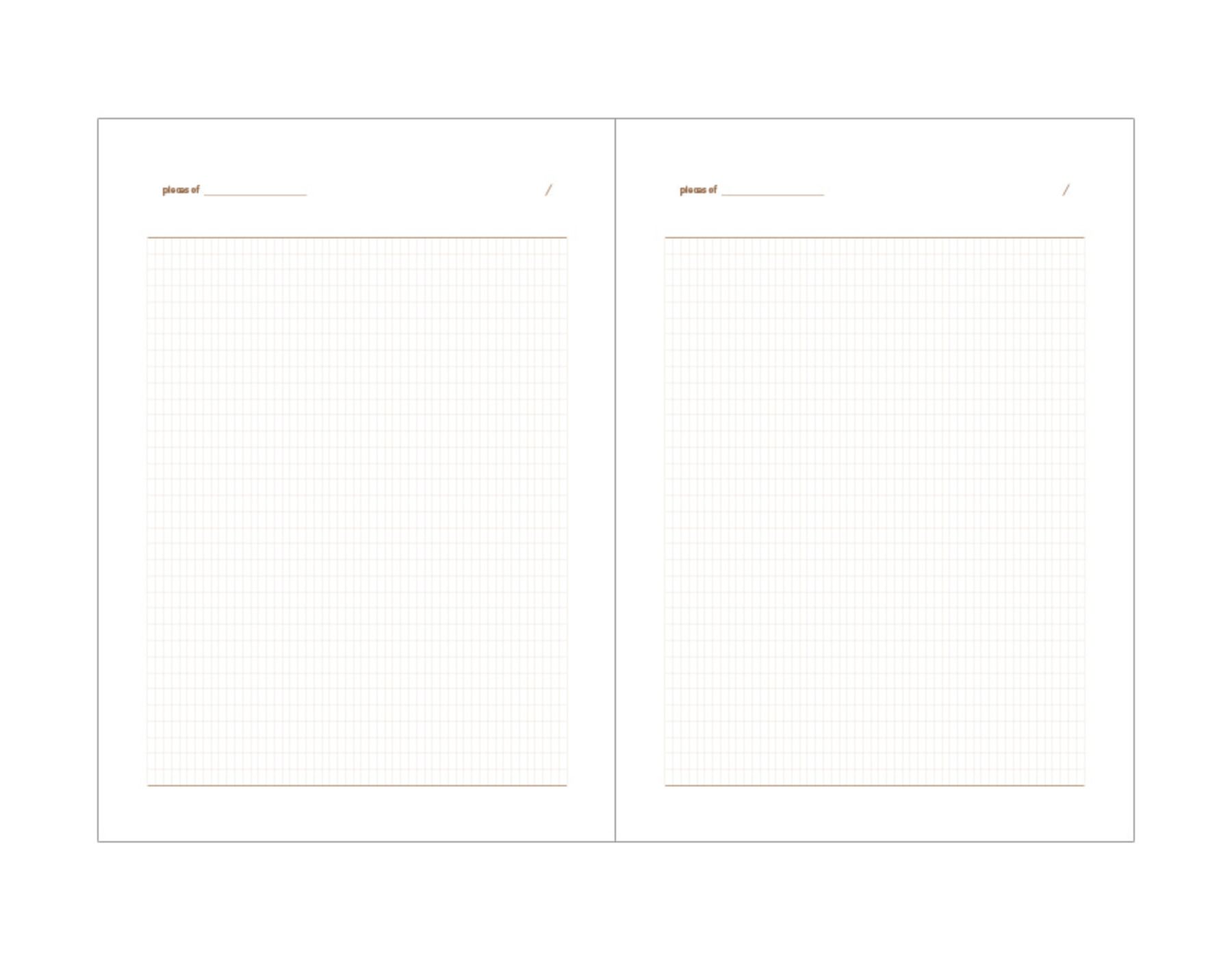 MochiThings: Large Aurora Life & Pieces Notebook