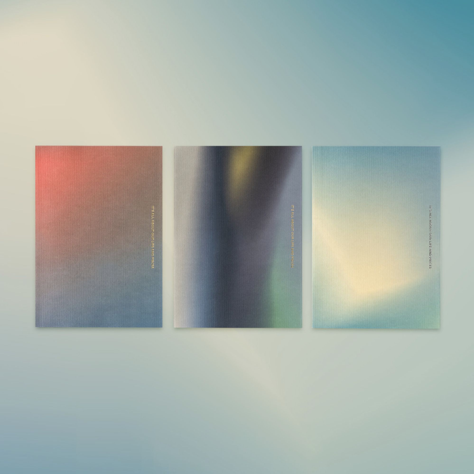 MochiThings: Large Aurora Life & Pieces Notebook