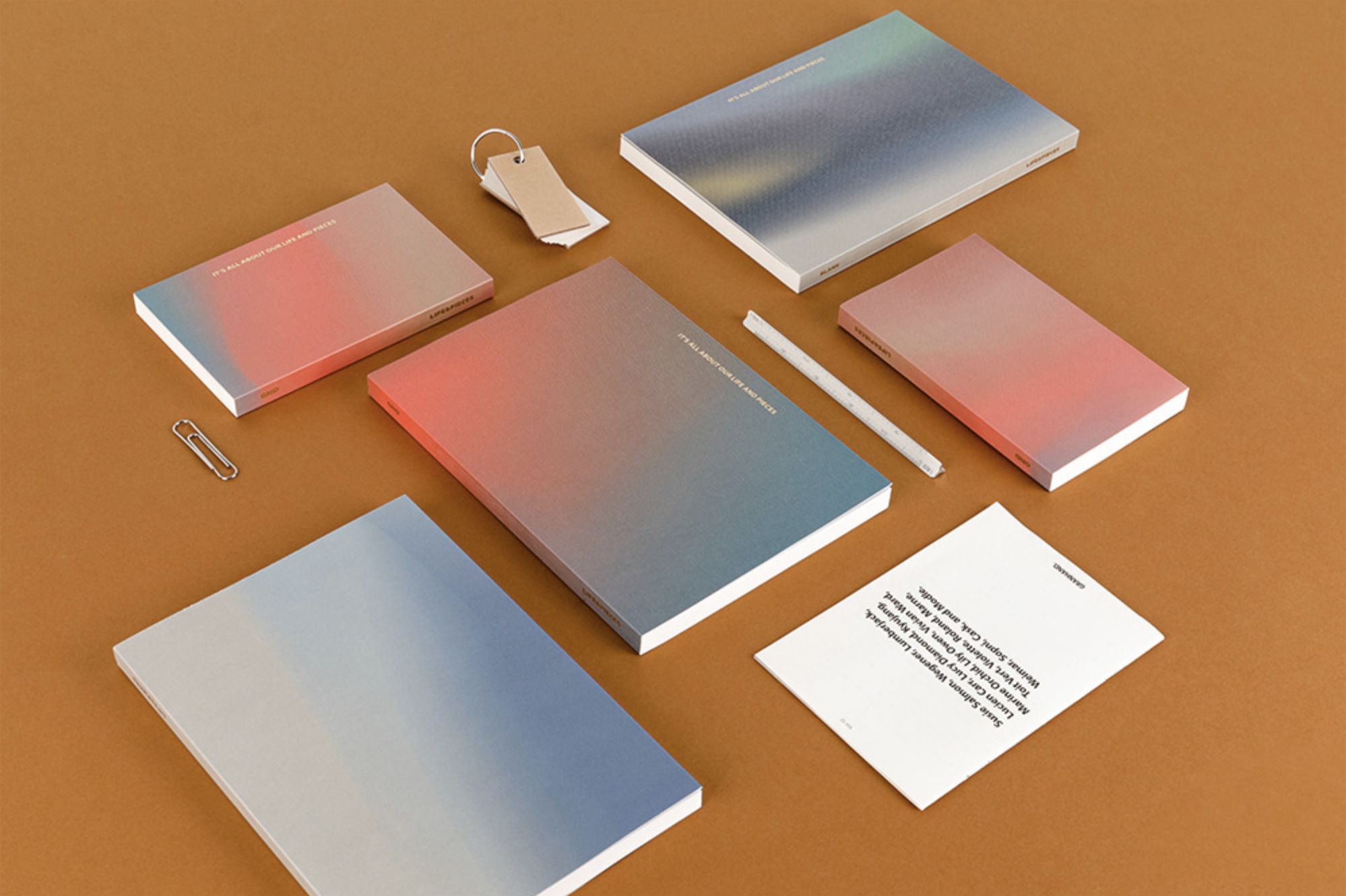 MochiThings: Large Aurora Life & Pieces Notebook