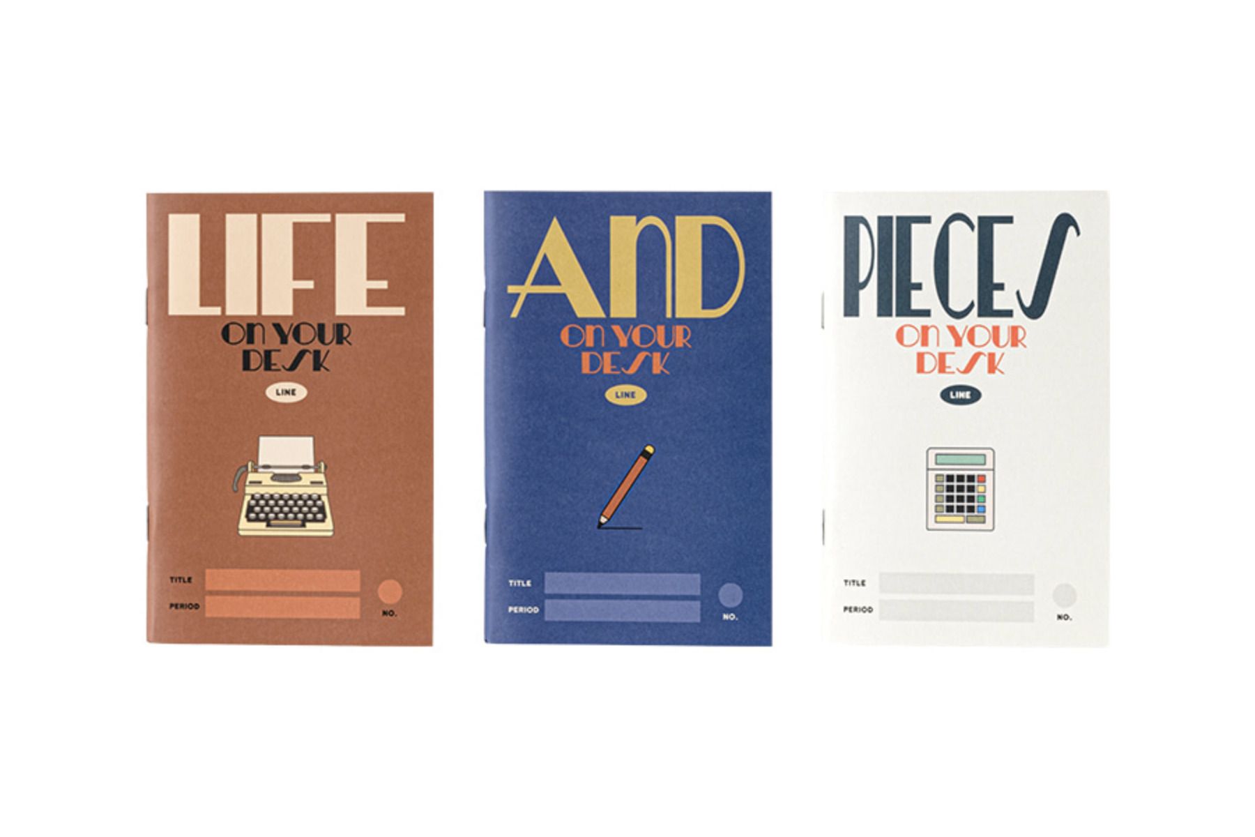 MochiThings: 3pcs Mini Life & Pieces Notebook Set