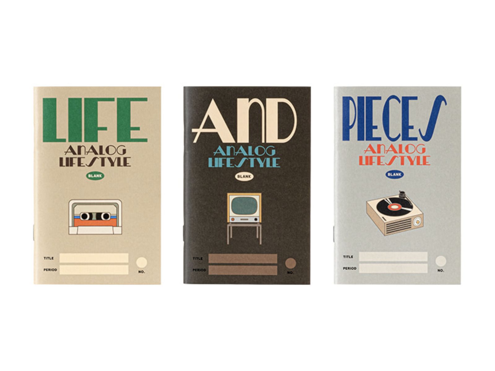 MochiThings: 3pcs Mini Life & Pieces Notebook Set