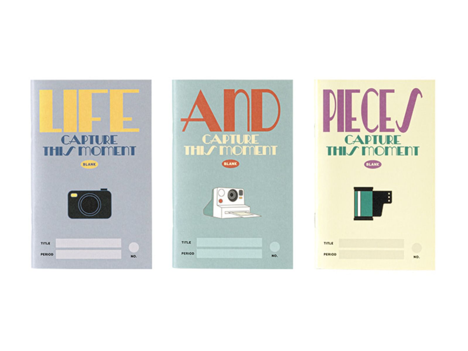 MochiThings: 3pcs Mini Life & Pieces Notebook Set