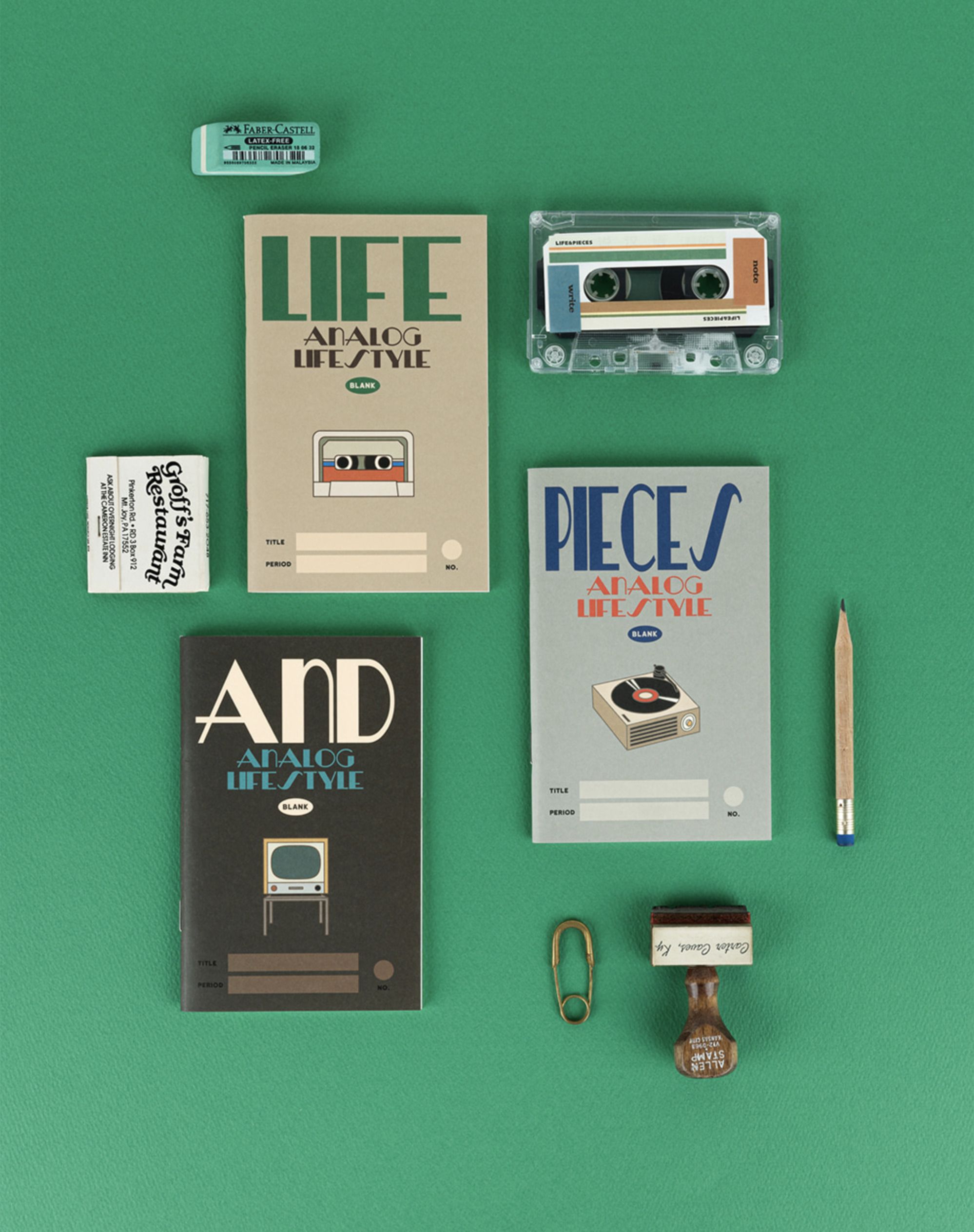 MochiThings: 3pcs Mini Life & Pieces Notebook Set