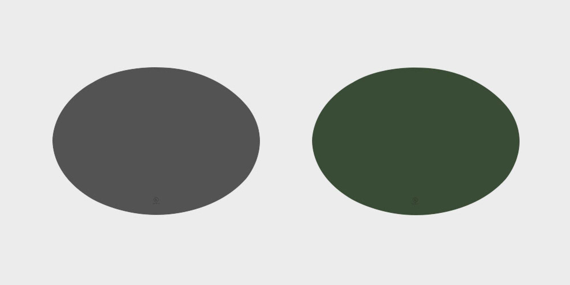 MochiThings: Ellipse Edge Leather Dining Placemat