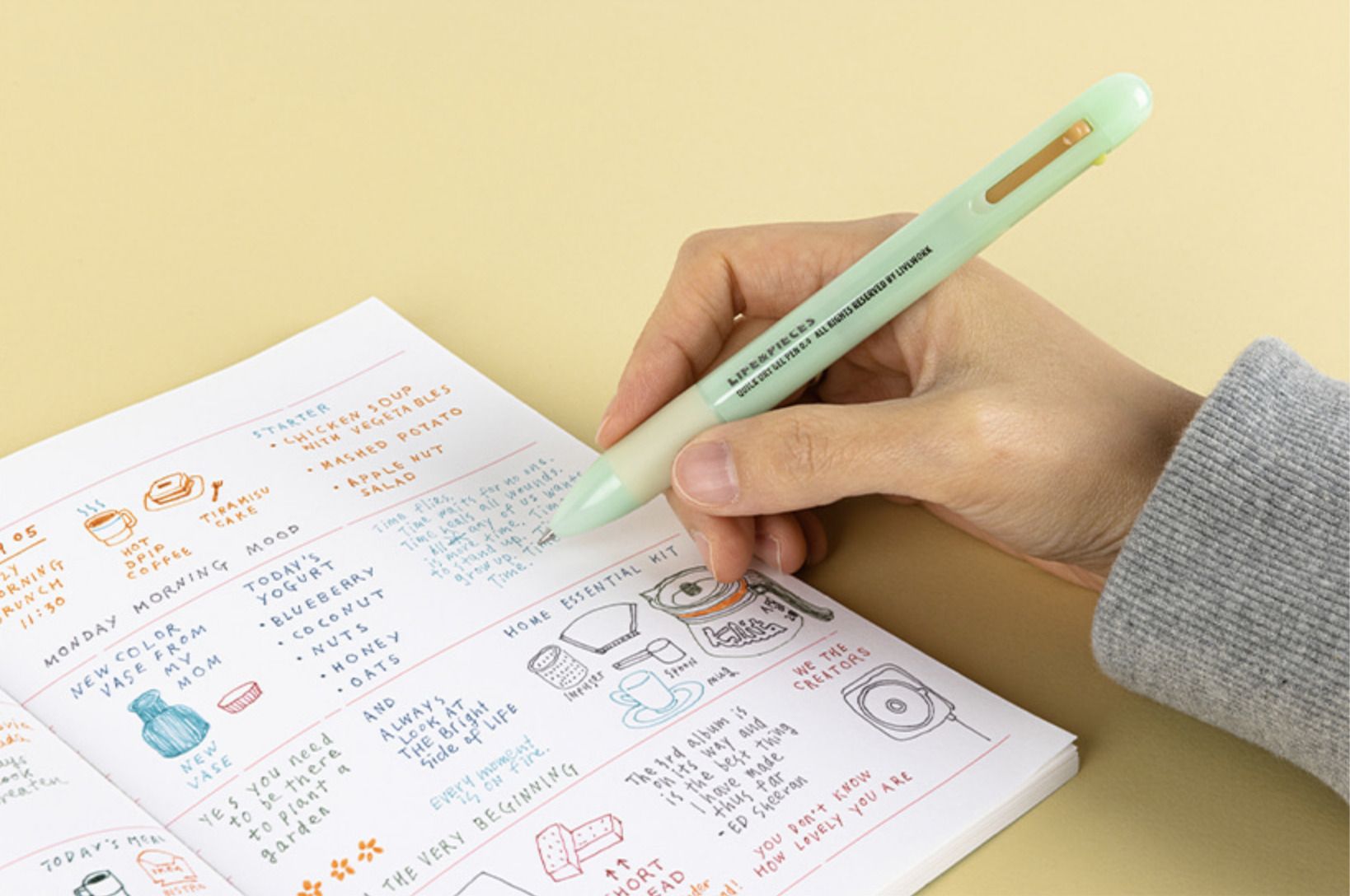 MochiThings: Life & Pieces 4 Color Gel Pen v2