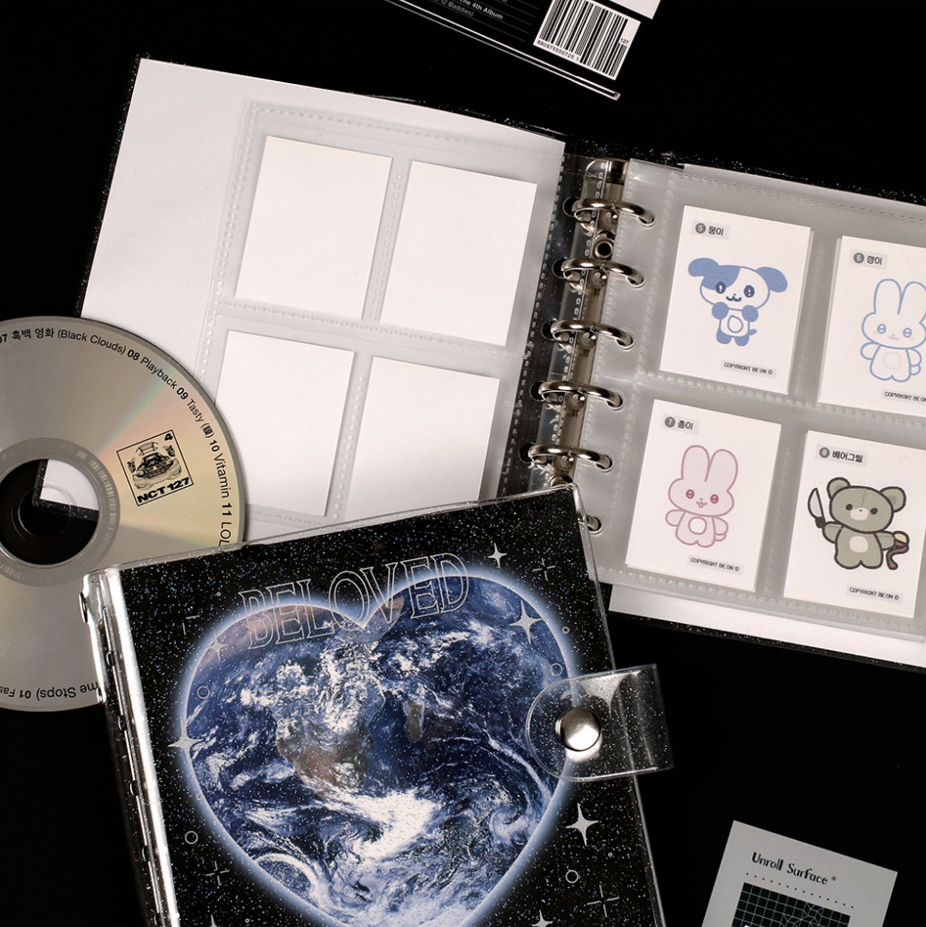 MochiThings: Square 6 Ring A7 PVC Binder + Pocket Set v2