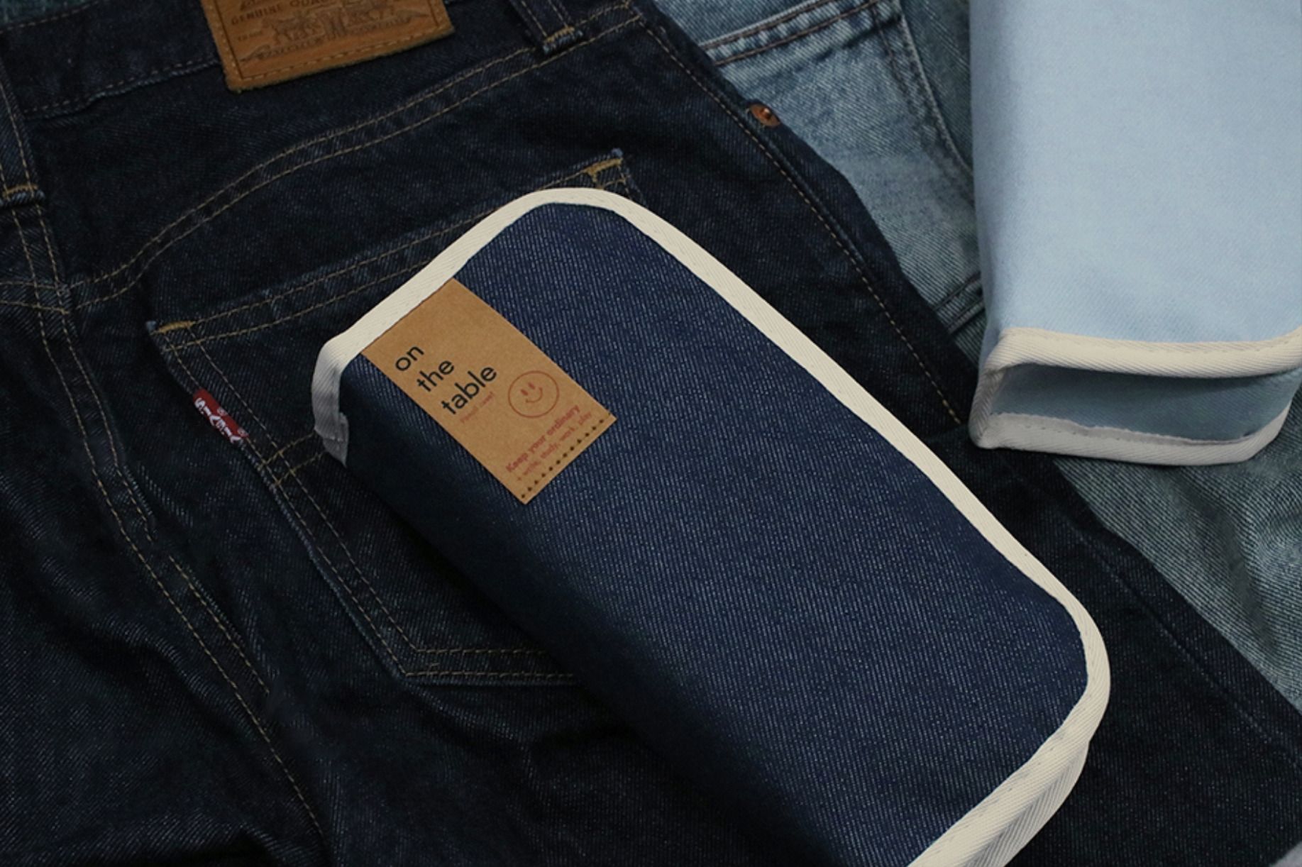 MochiThings: On the Table Denim Pen Pouch