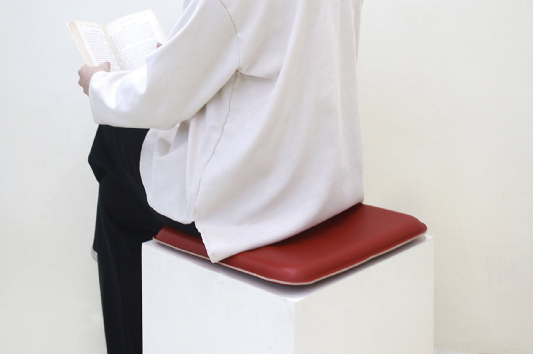 MochiThings: Square Vegan Leather Sitting Cushion