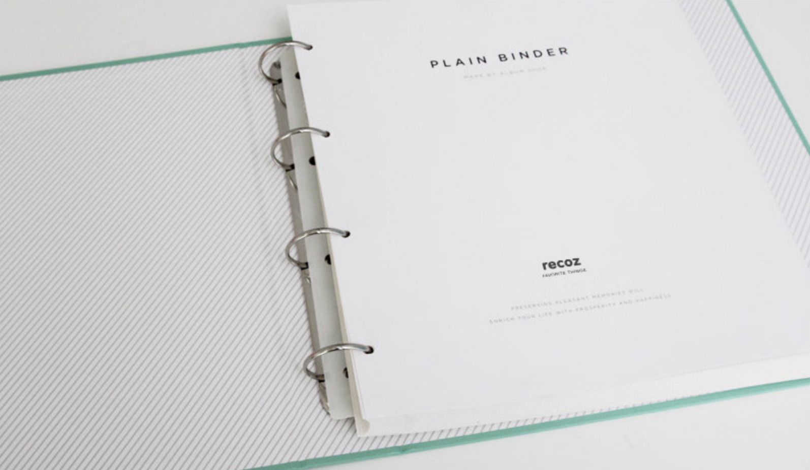 MochiThings: Giant Plain 4 Ring Binder Photo Album