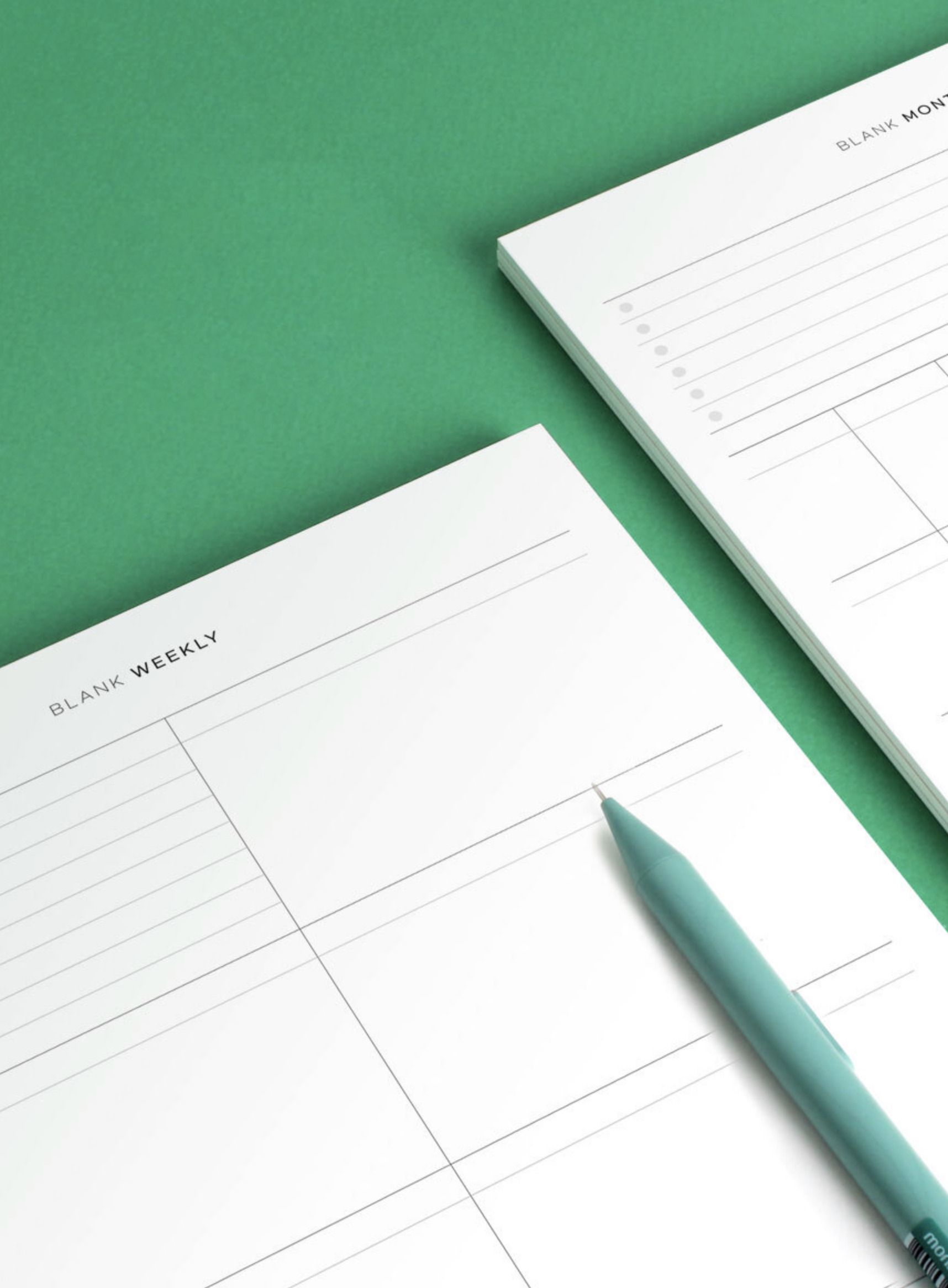 MochiThings: Blank Planning Notepad