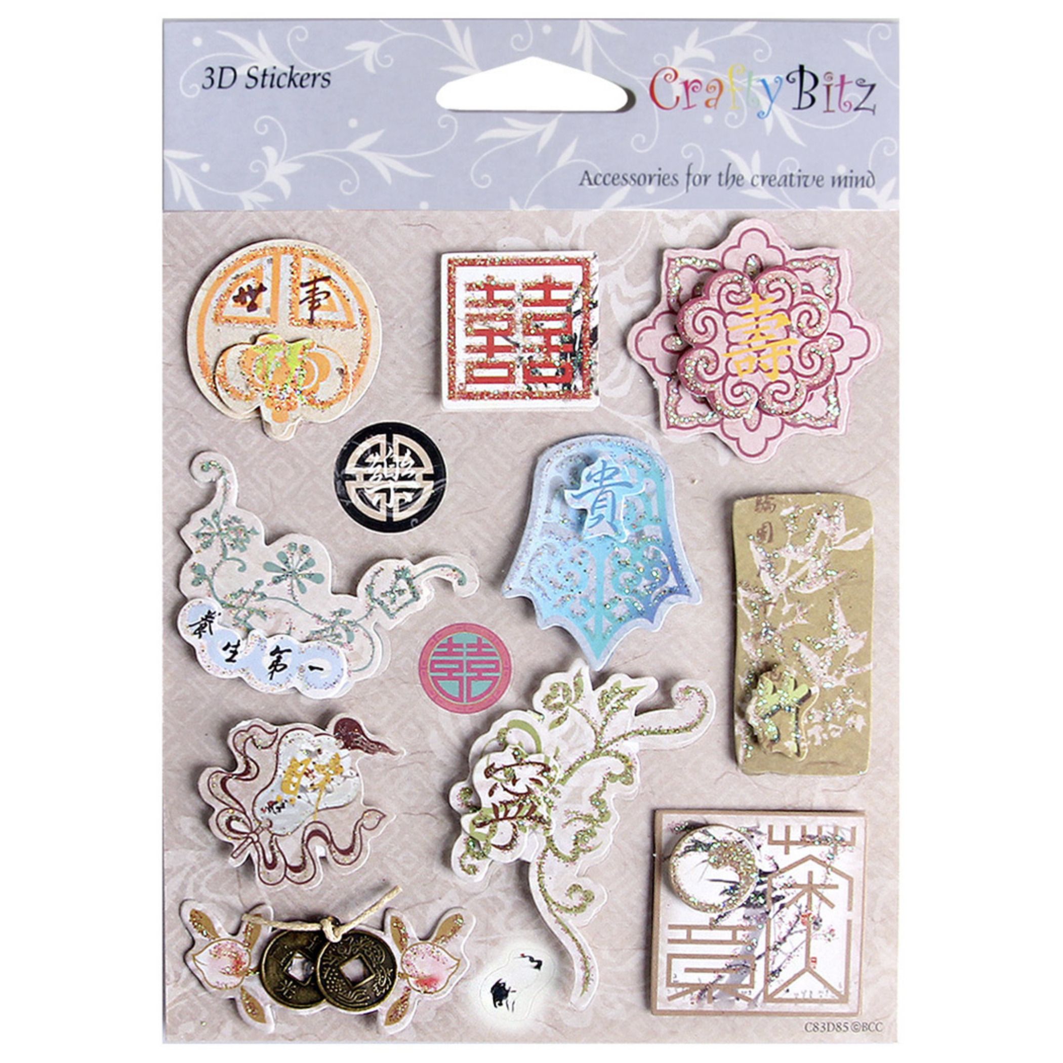 MochiThings: Asia Themed 3D Deco Sticker