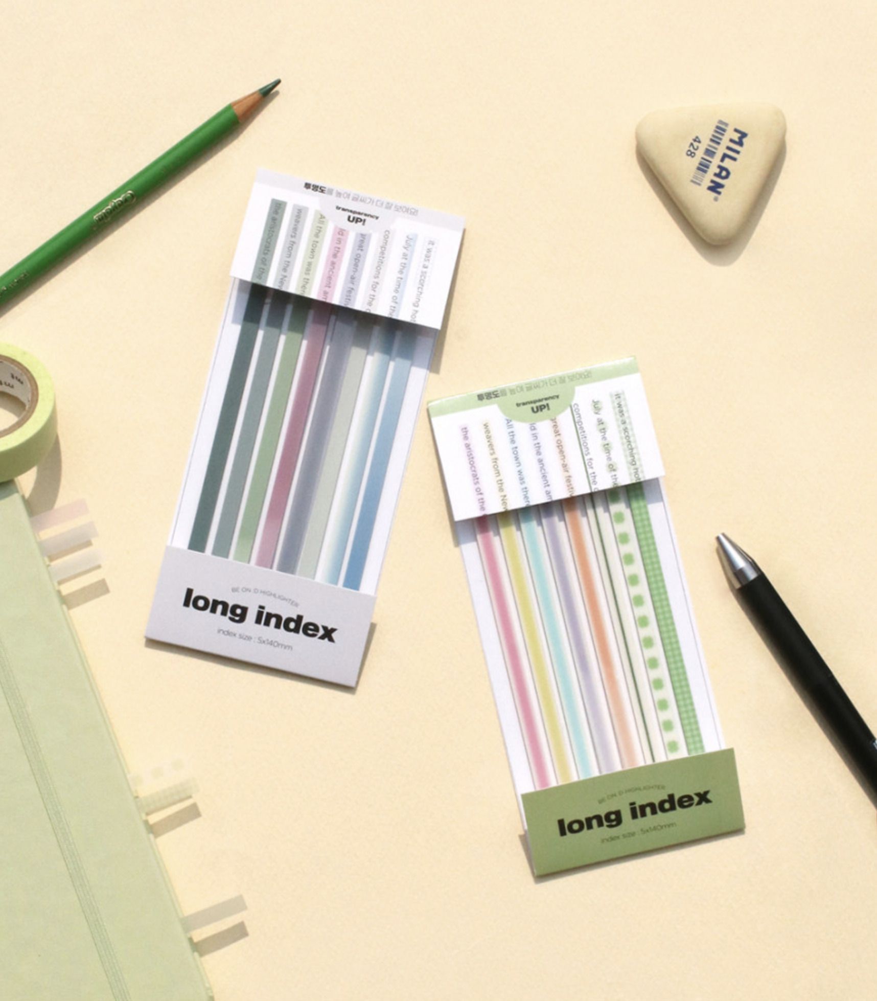 MochiThings: Long Index Highlighter Sticky Note v2
