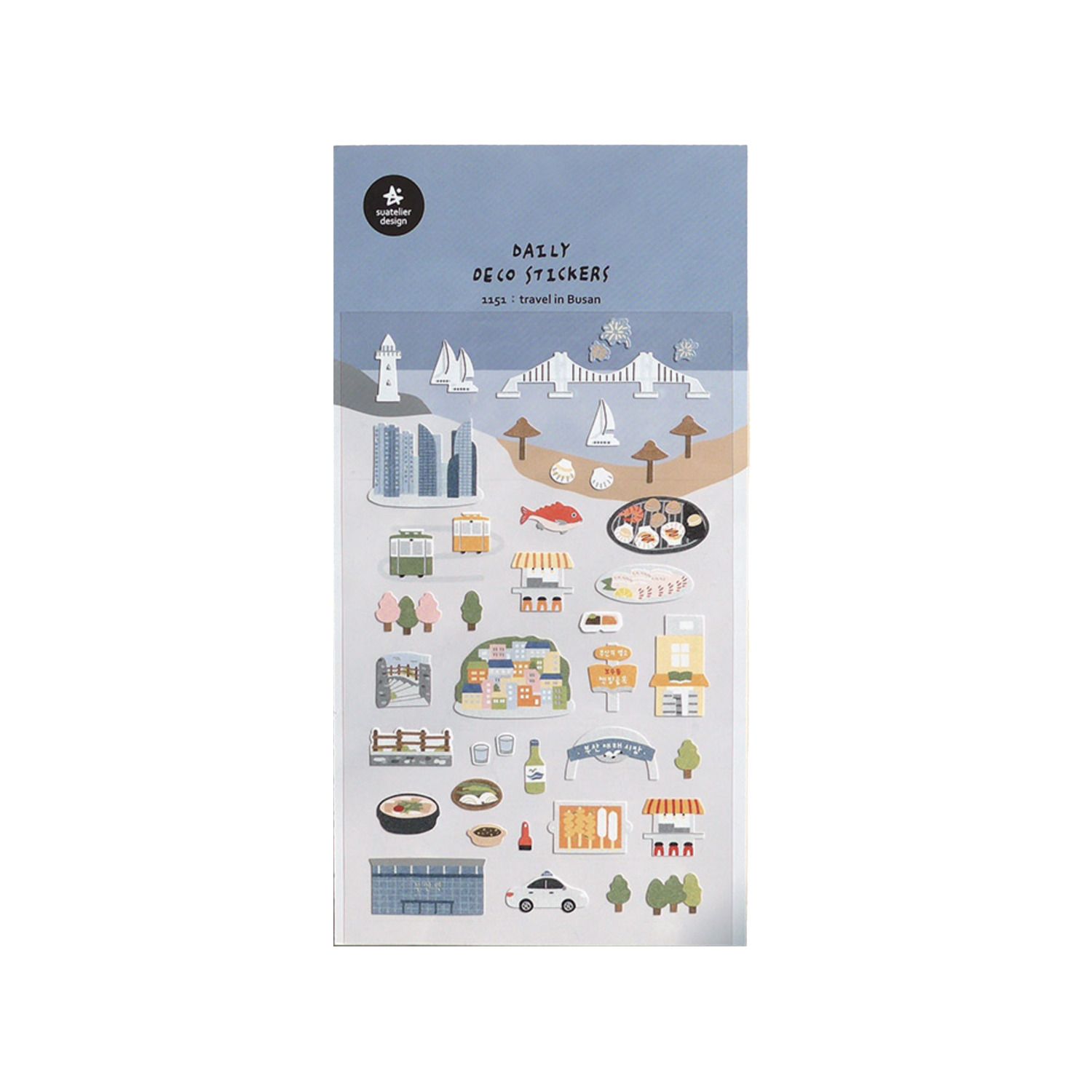 MochiThings: Travel in Busan Deco Sticker