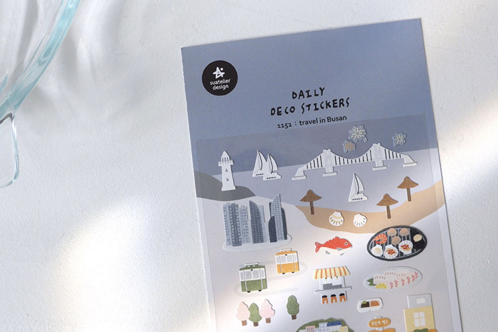MochiThings: Travel in Busan Deco Sticker