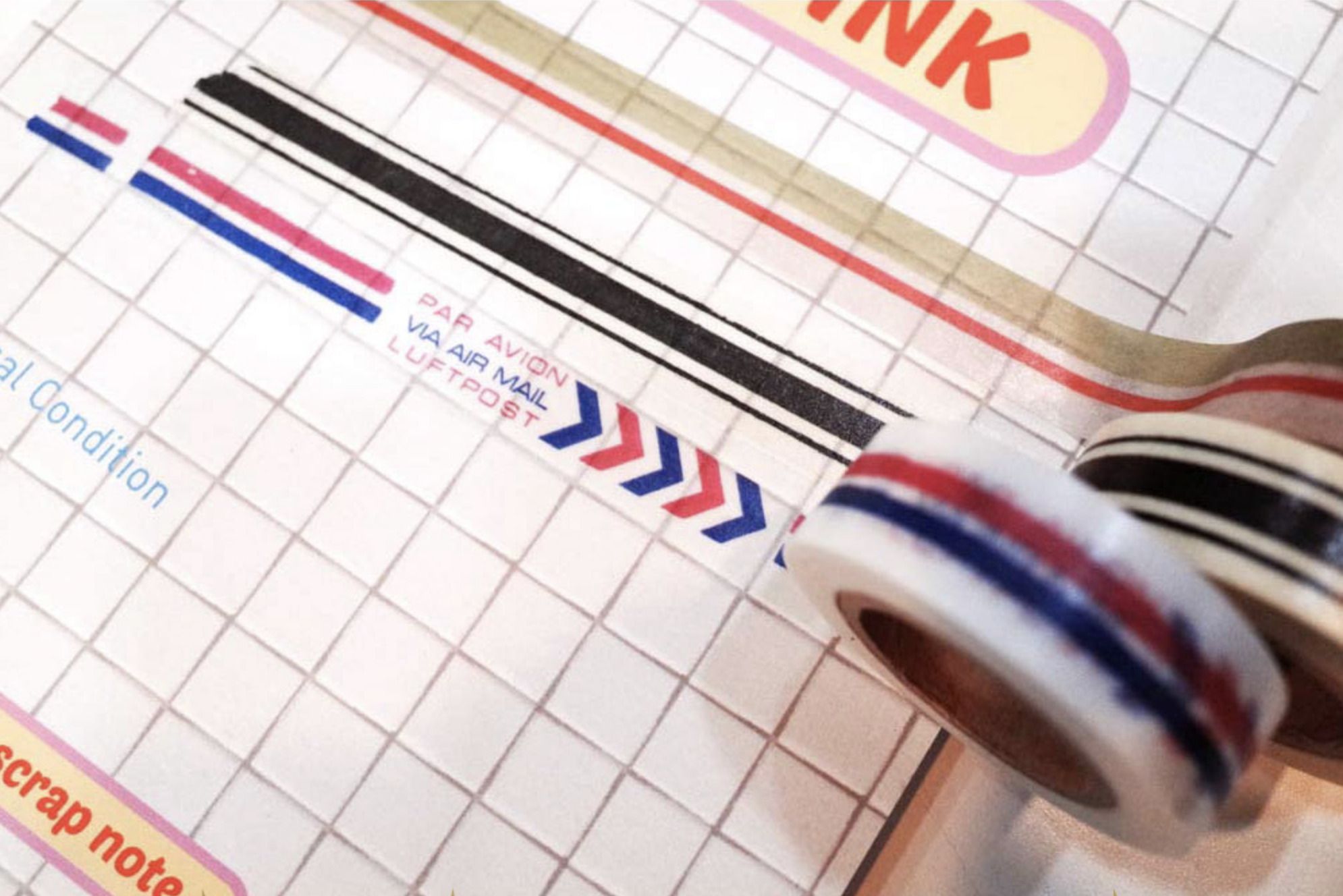 MochiThings: Vintage Line Masking Tape v2