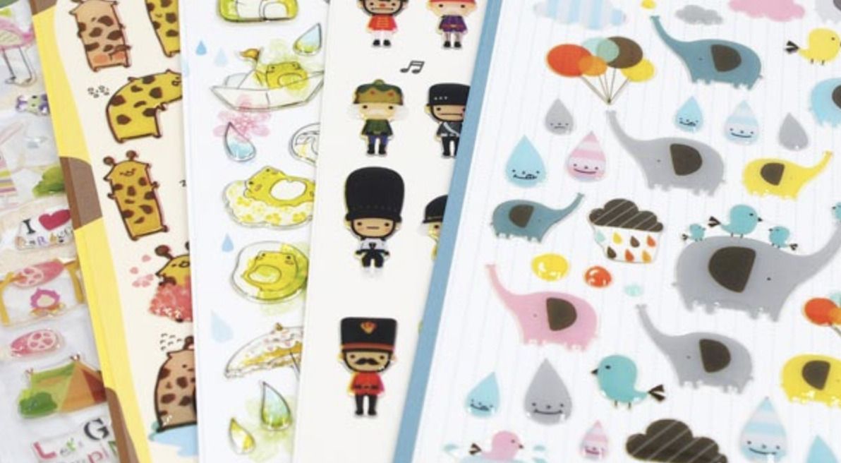 MochiThings: Pawoo Elephant Epoxy Sticker