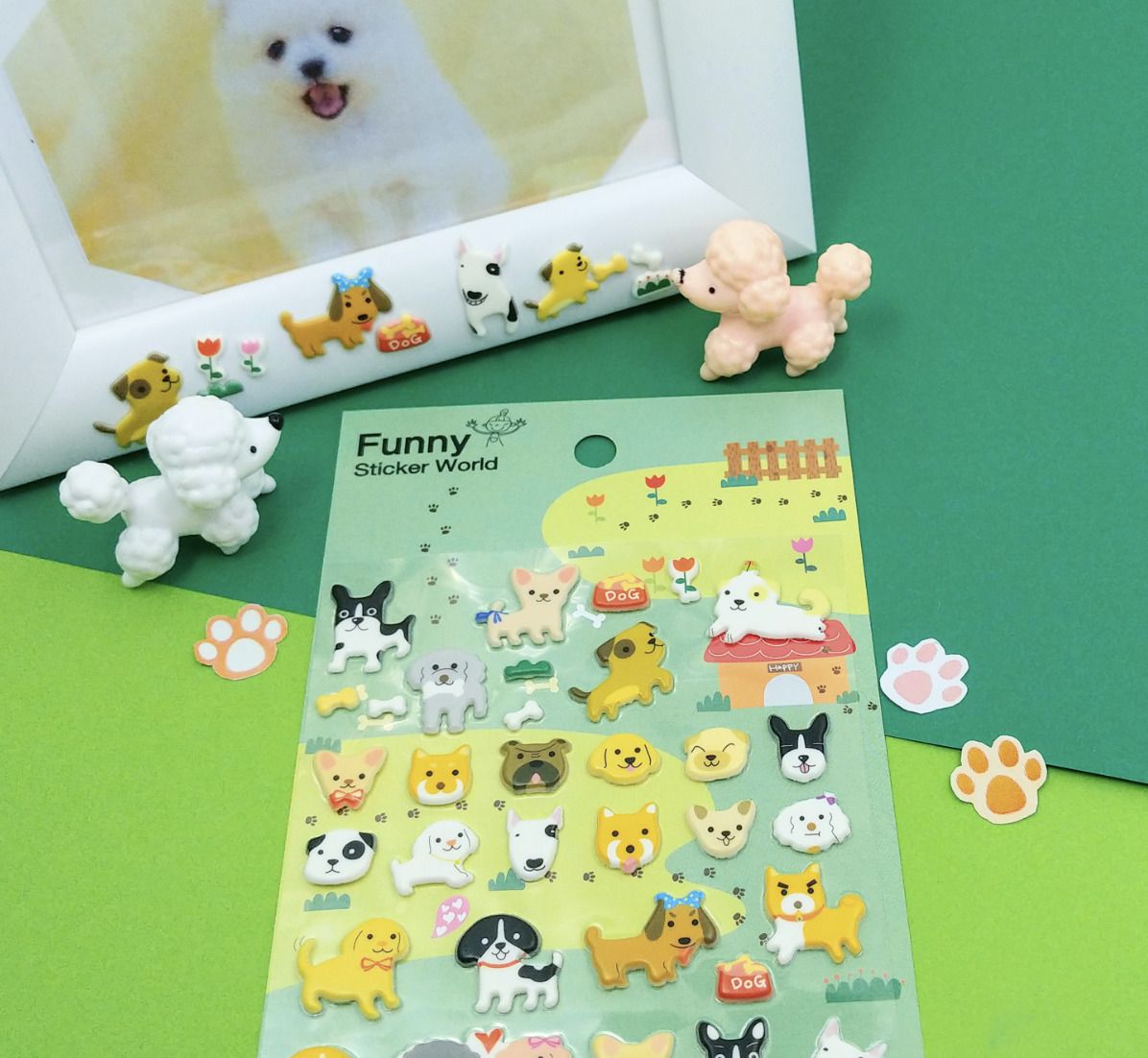 MochiThings: Dog Friends Puffy Sticker