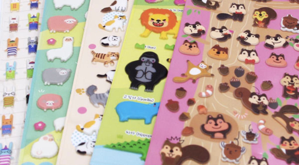 MochiThings: Happy Chipmunk Puffy Sticker