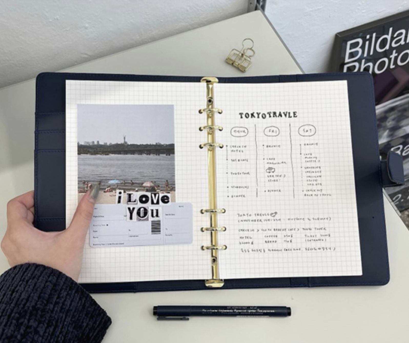 MochiThings: Standard Gold 6 Ring A5 Binder