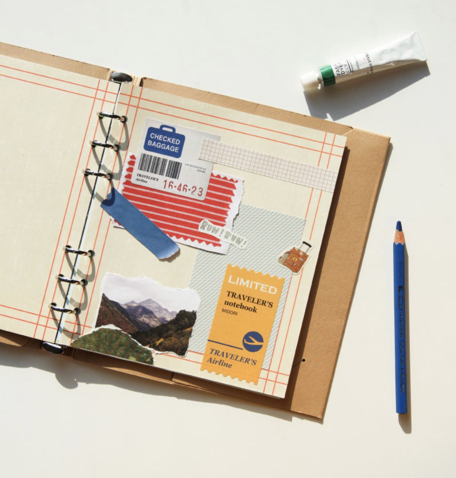 MochiThings: Color Pencil Drawing 6 Ring A6 Wide Note Refill