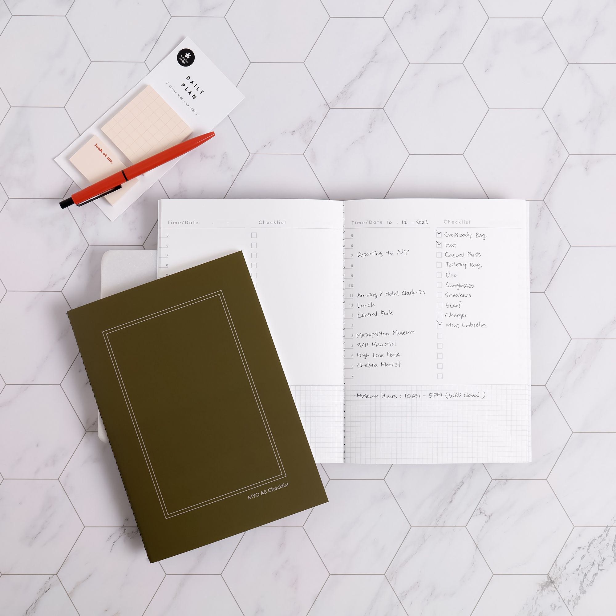 MochiThings: MYO A5 Checklist Notebook