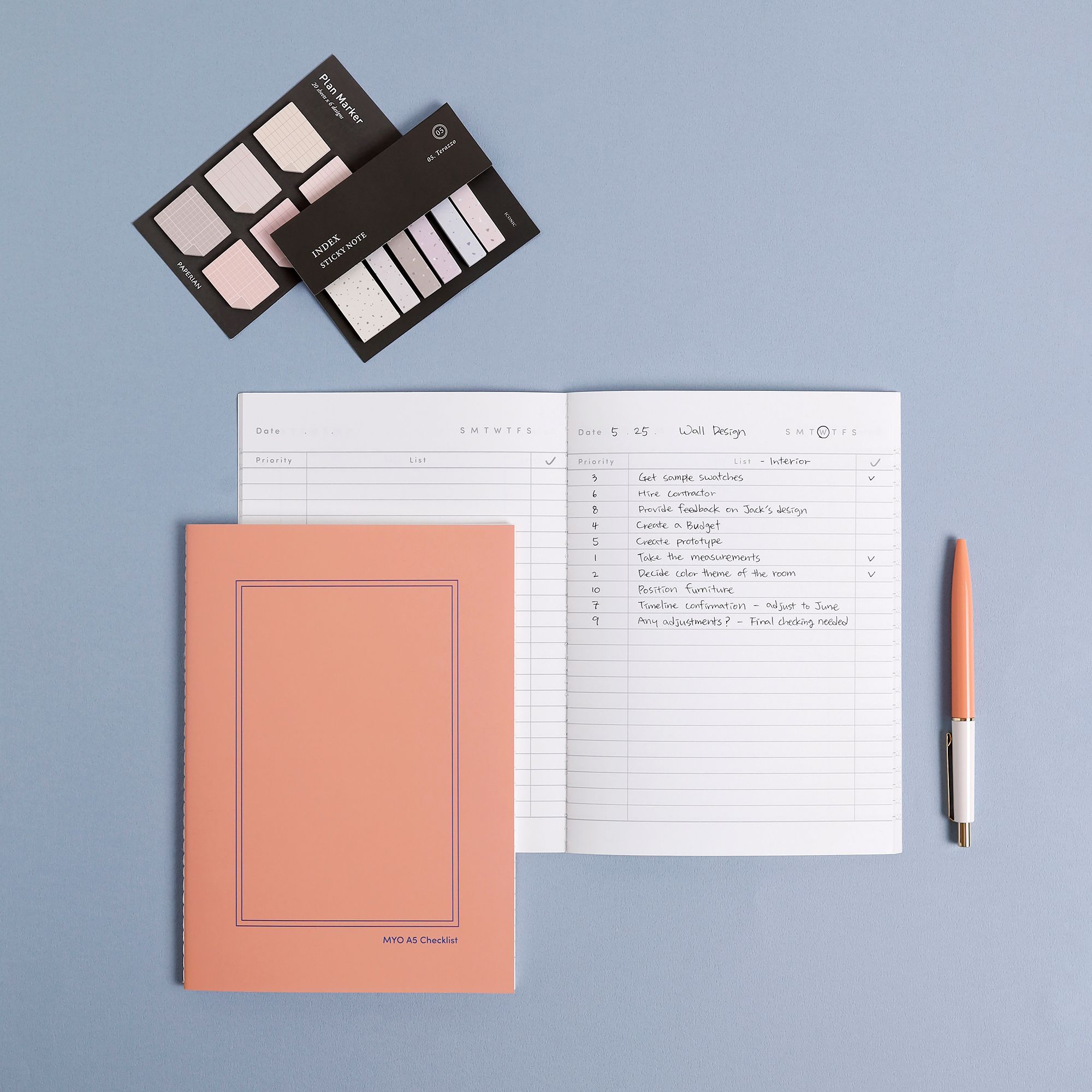 MochiThings: MYO A5 Checklist Notebook